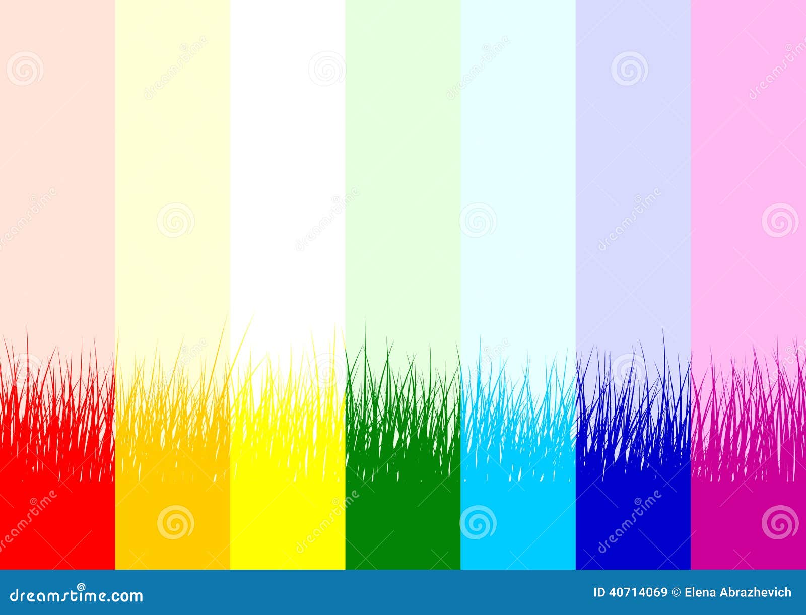 Creative Seamless Rainbow Background Stock Vector - Illustration of ...