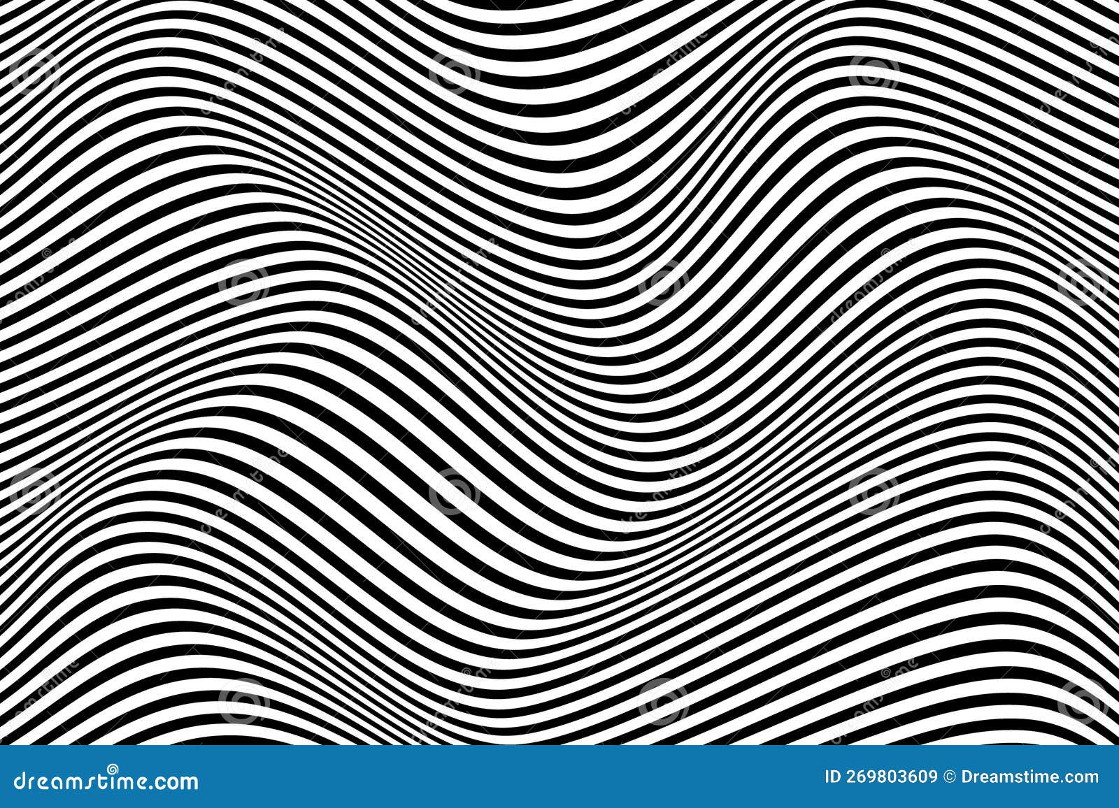 Creative Seamless Wavy Pattern Texture. Stock Vector - Illustration of ...