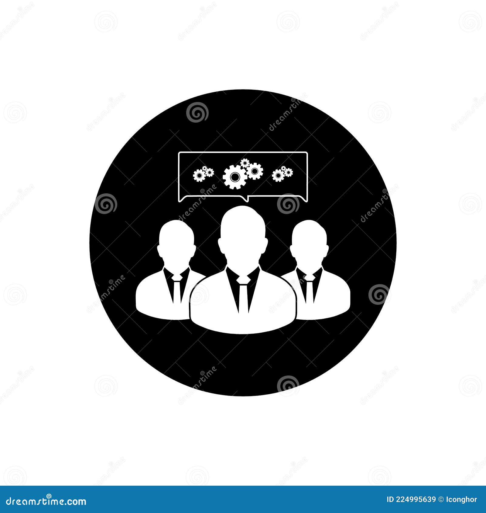 Creative Service Team Icon. Stock Vector - Illustration of symbol ...
