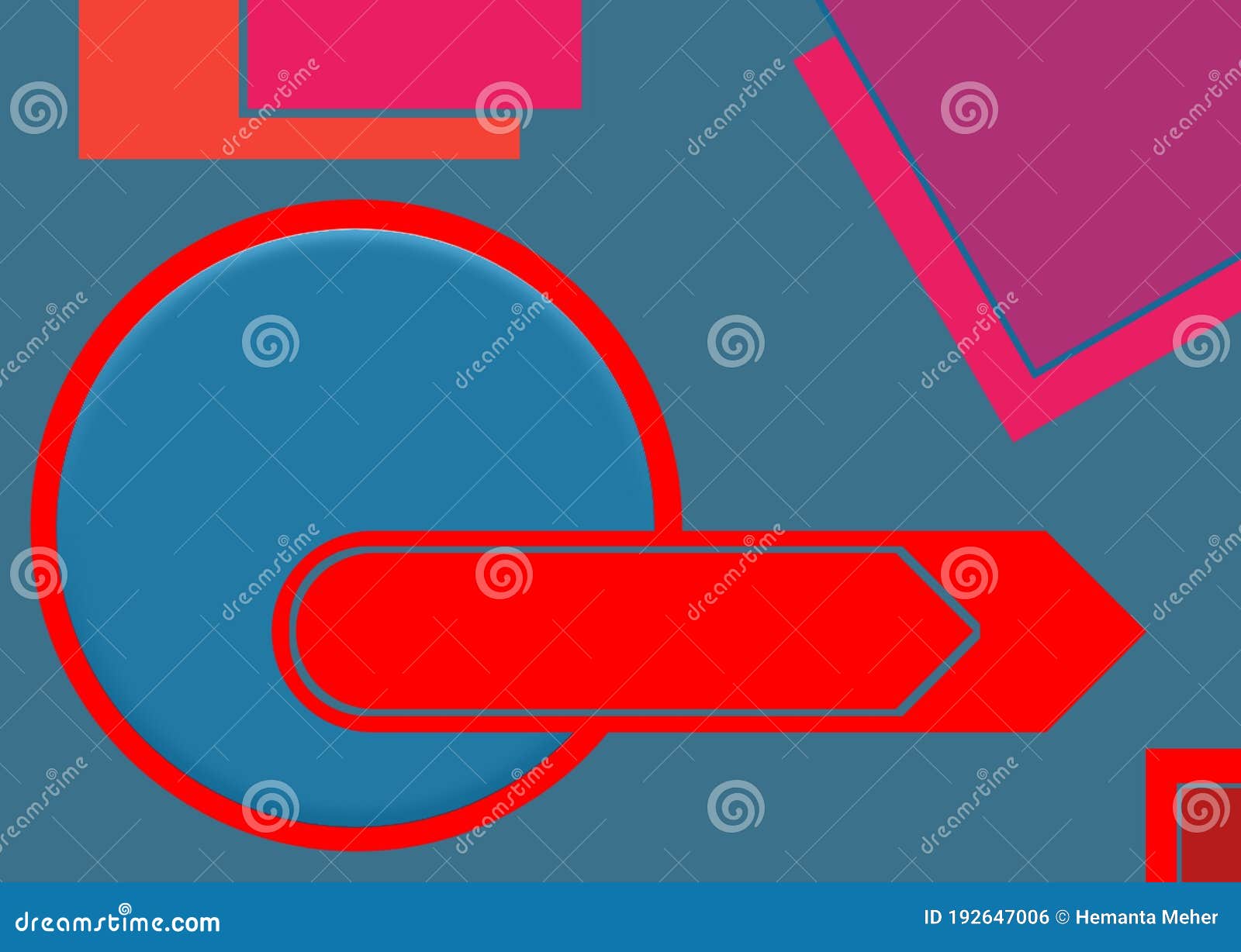 Creative Shape Illustration Stock Image Stock Illustration ...