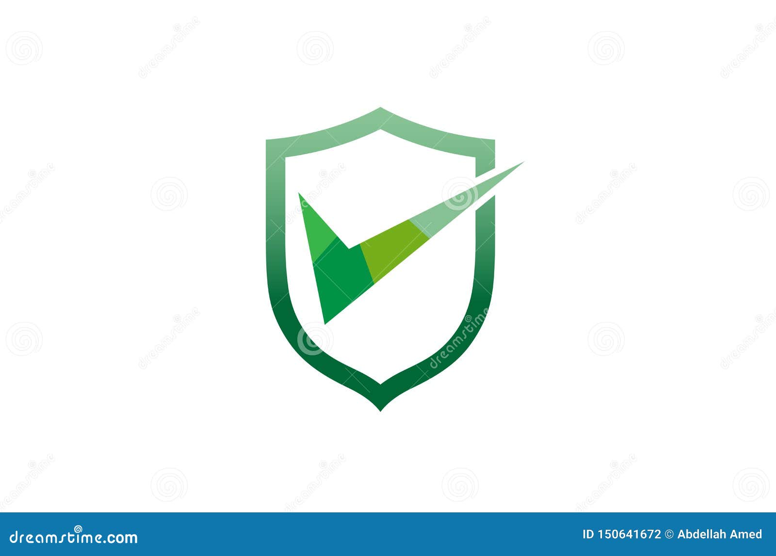 Creative Shield Check Logo Design Symbol Vector Illustration Stock ...