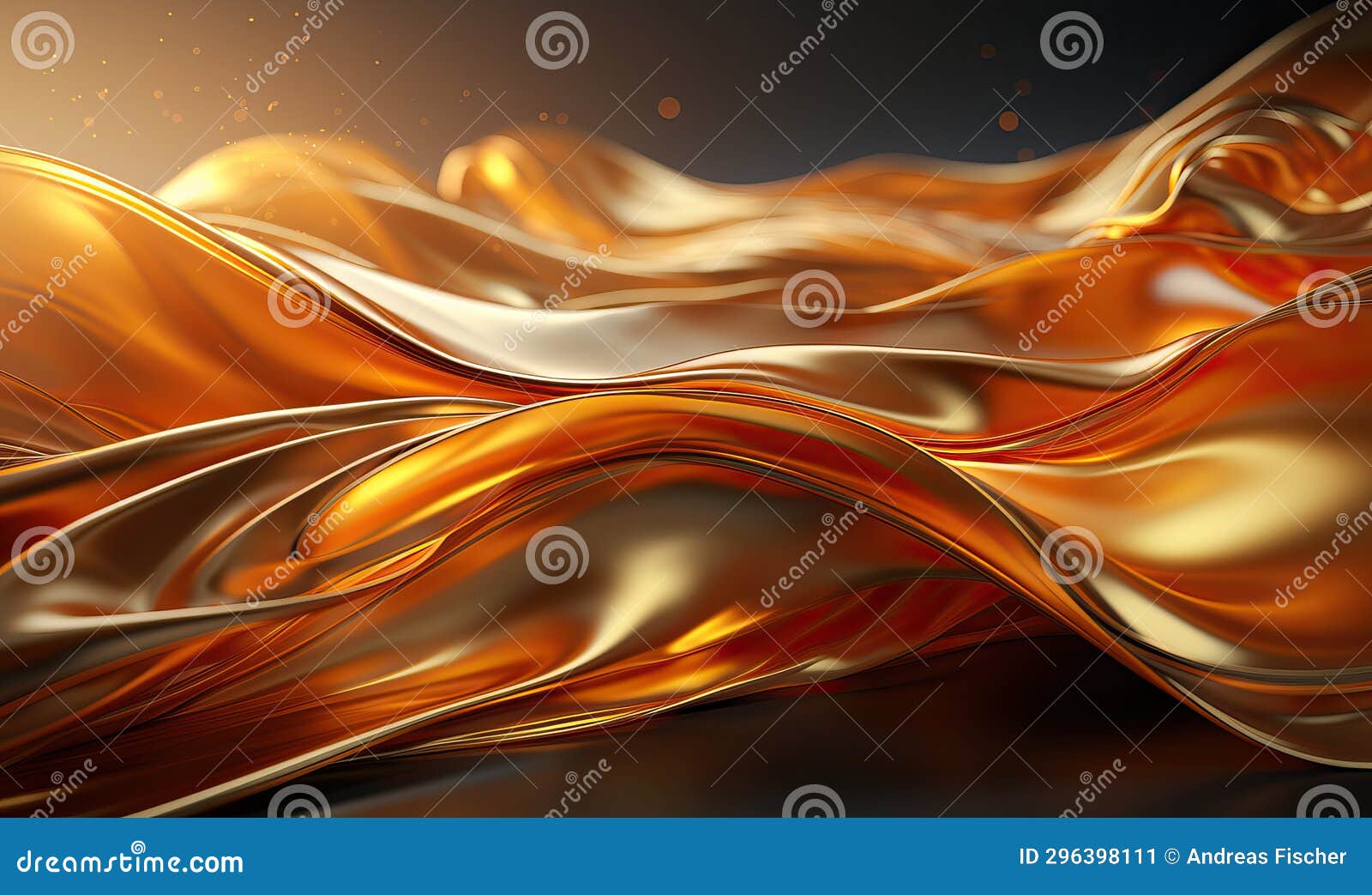 Creative of Shiny Elegant Gold Color and Luxury Wave Elements. Stock ...