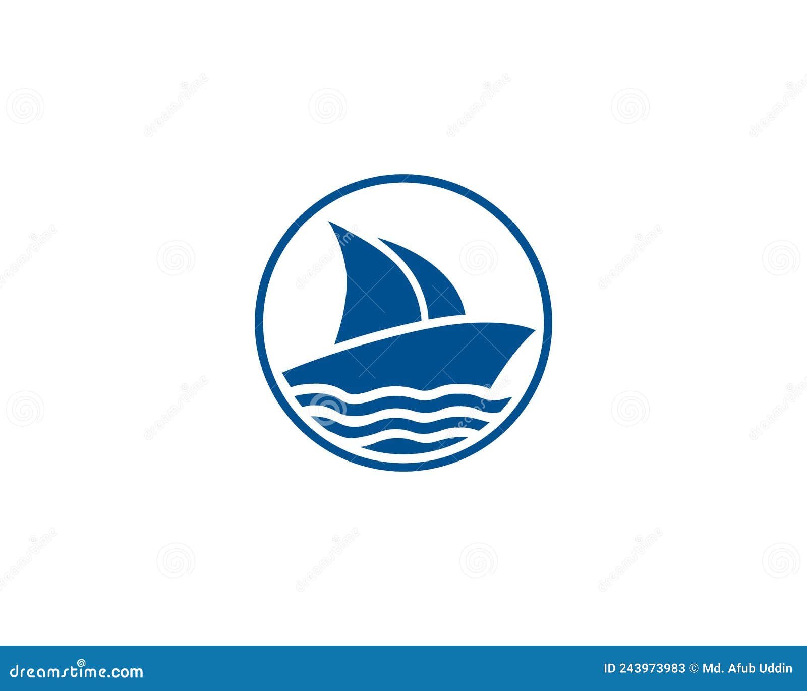 Creative Modern Ship Logo Design Icon Vector Template Stock Vector ...
