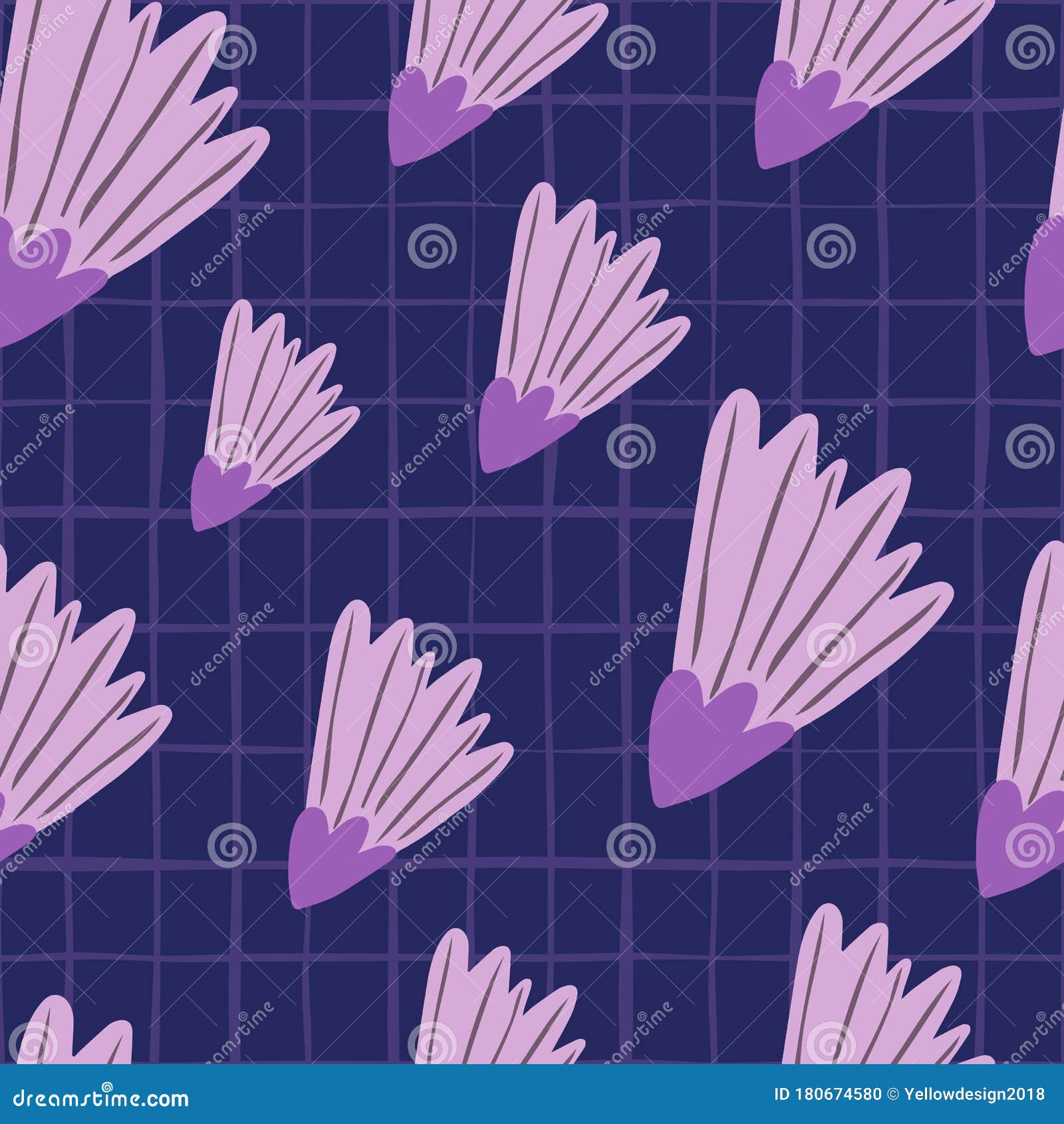Creative Shuttlecock Seamless Pattern. Design for Fabric, Textile Print ...
