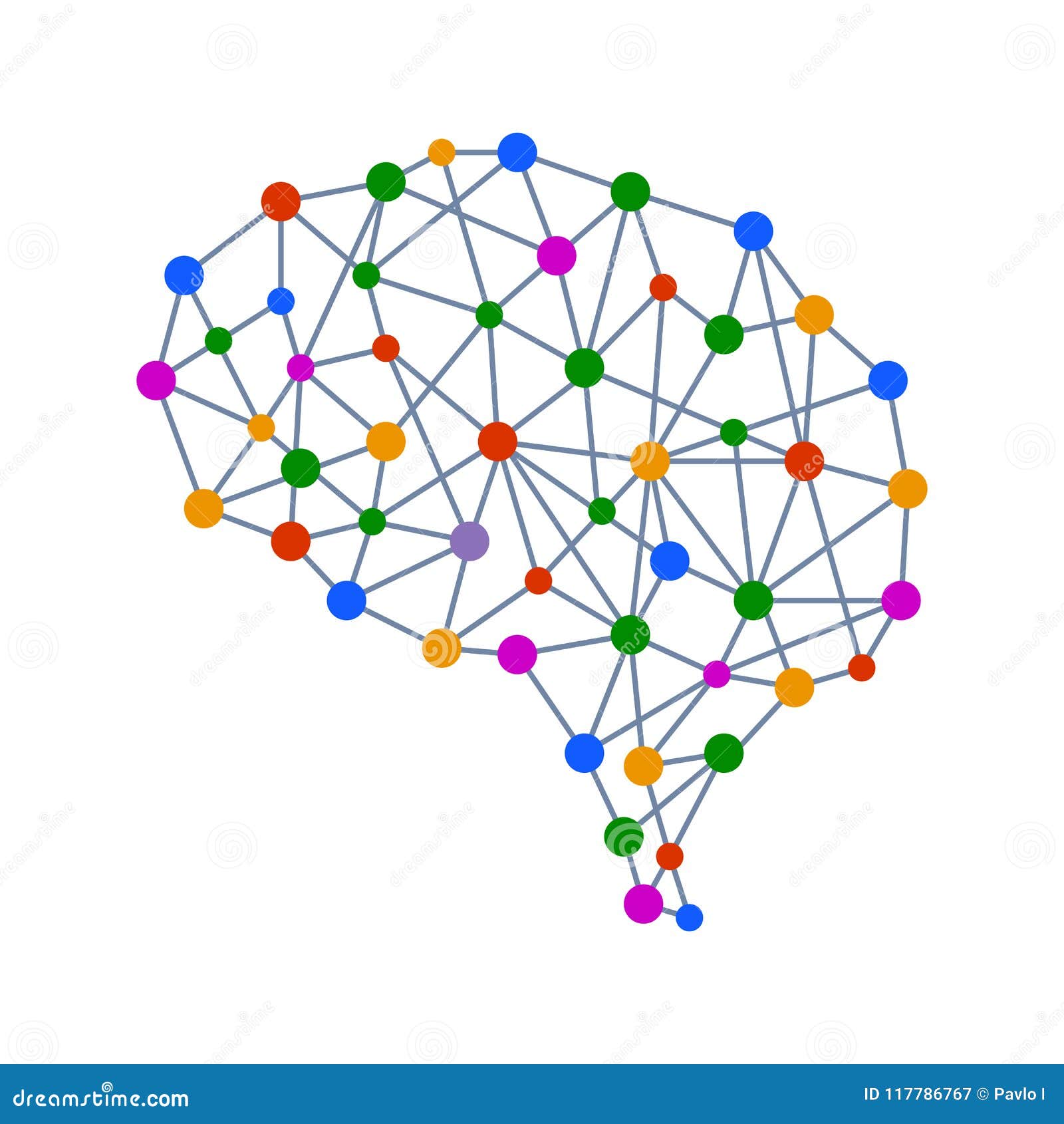 Creative Simple Human Brain - Vector Stock Vector - Illustration of ...