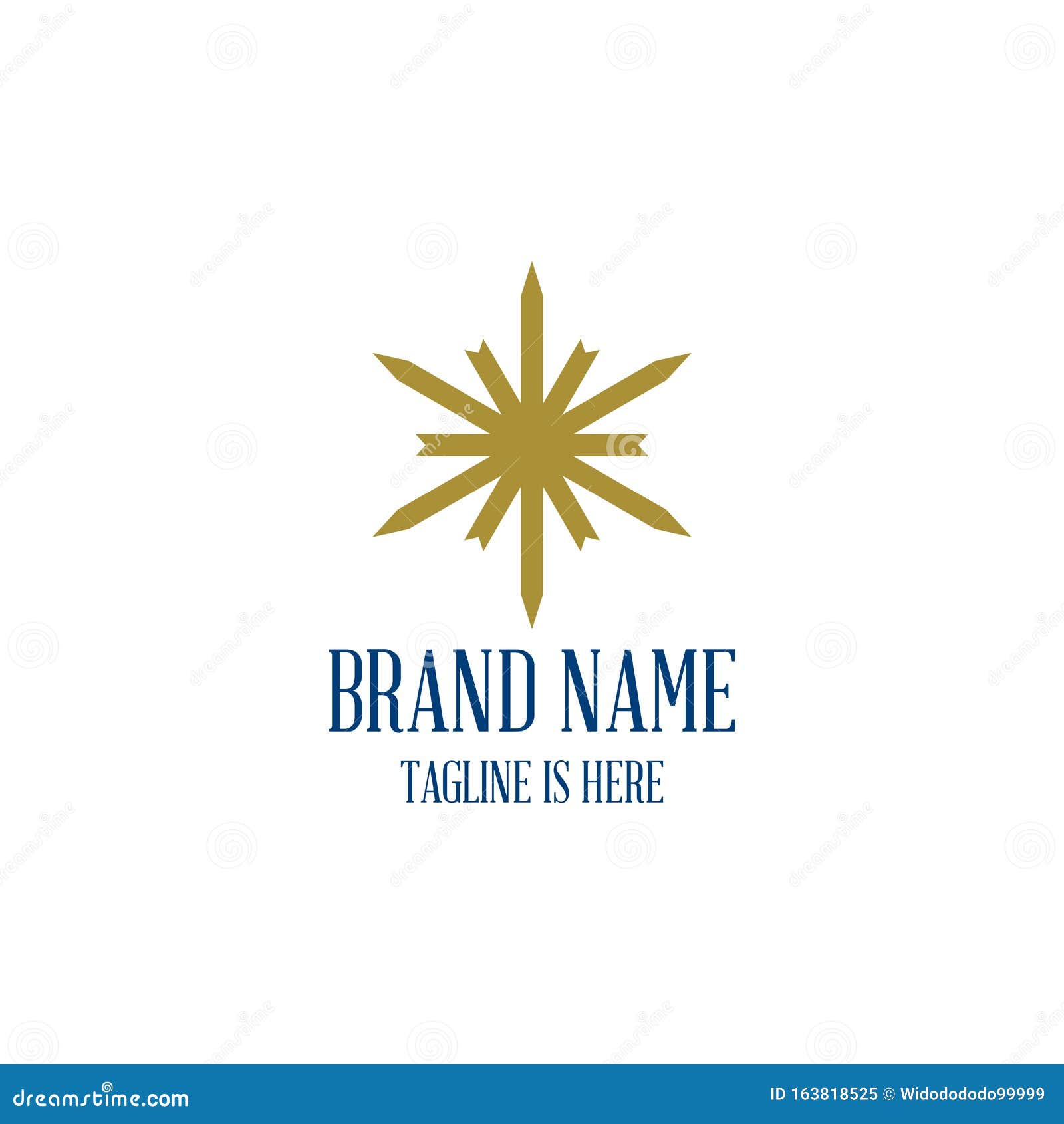 Creative Six Star Design Logo, Element Six Stock Vector - Illustration ...