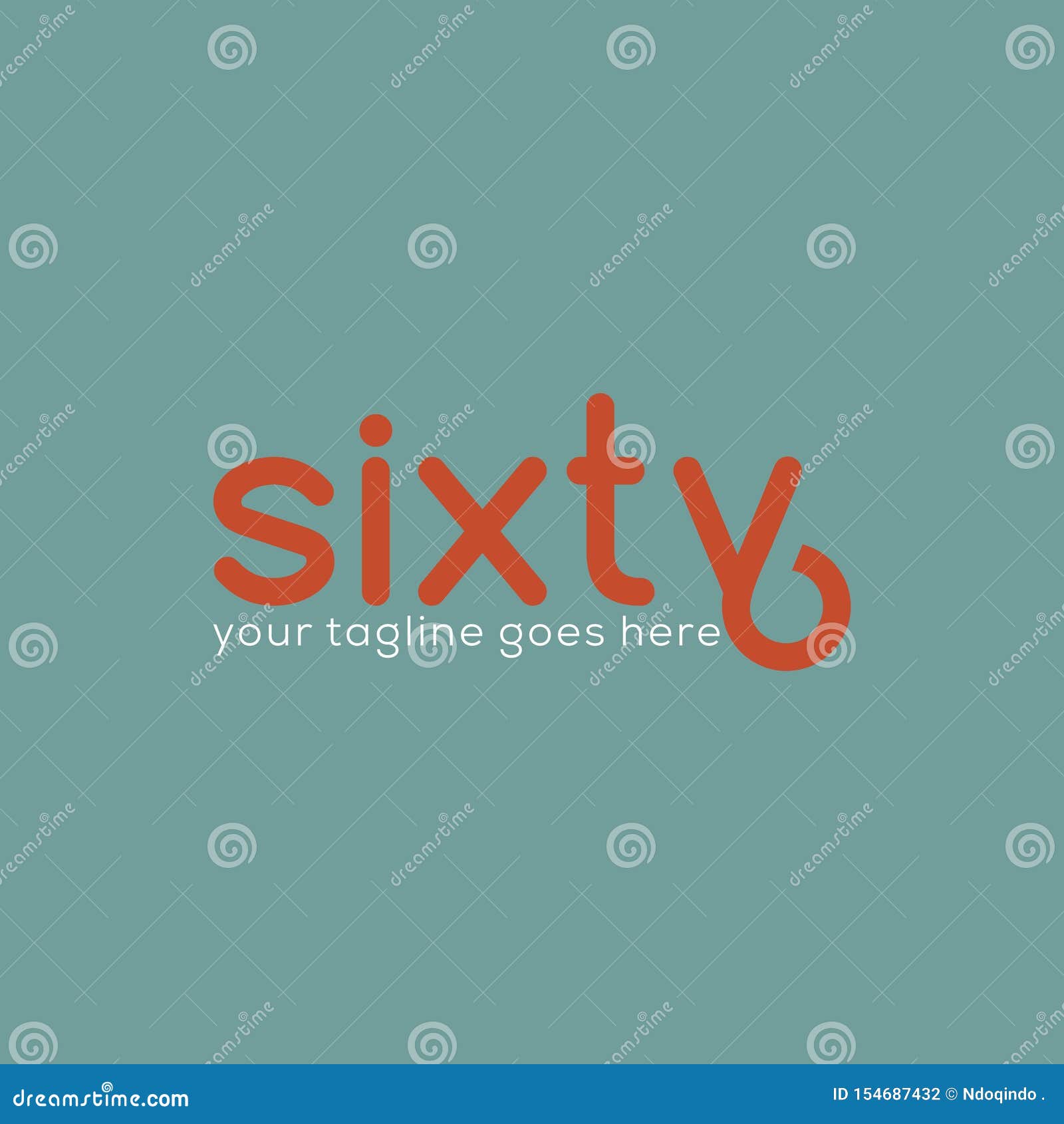 Creative Sixty Six Logo Design Stock Vector - Illustration of initial ...