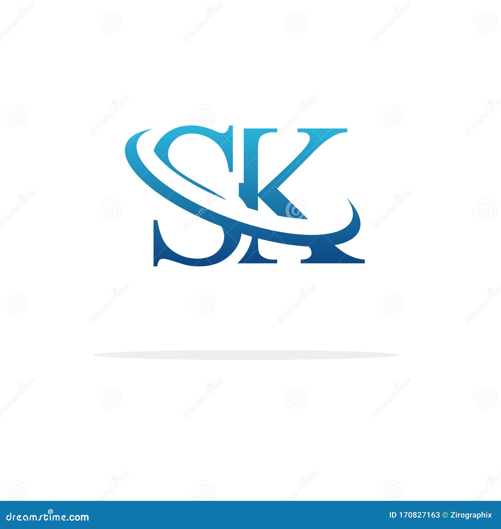 Creative SK Logo Icon Design Stock Vector - Illustration of creative ...