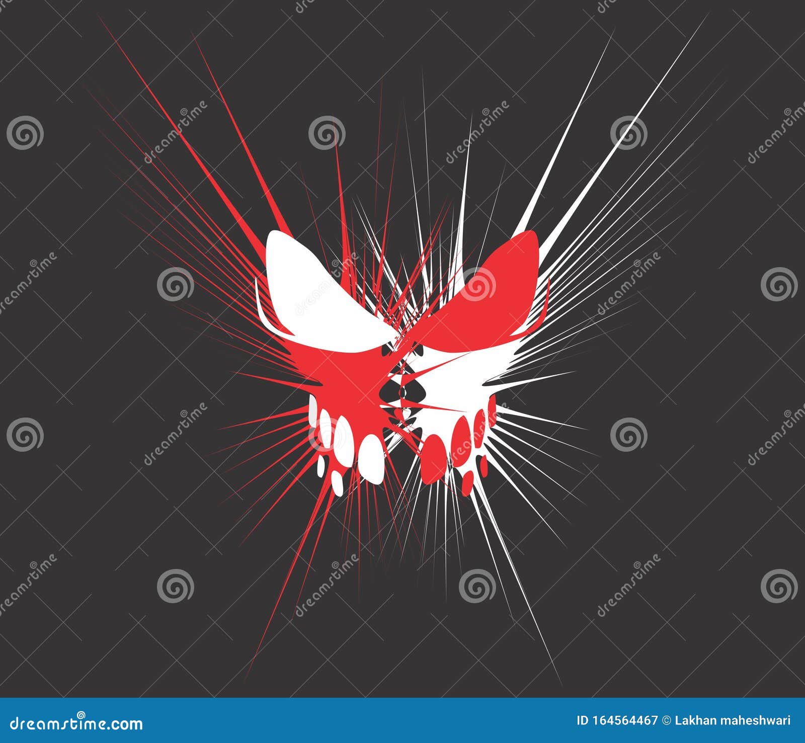 Creative Skull Logo Design Vector Art Logo Stock Image | CartoonDealer ...