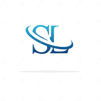 Creative SL Logo Icon Design Stock Vector - Illustration of clean ...