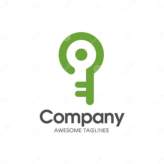Creative smart key logo stock vector. Illustration of brand - 131276407