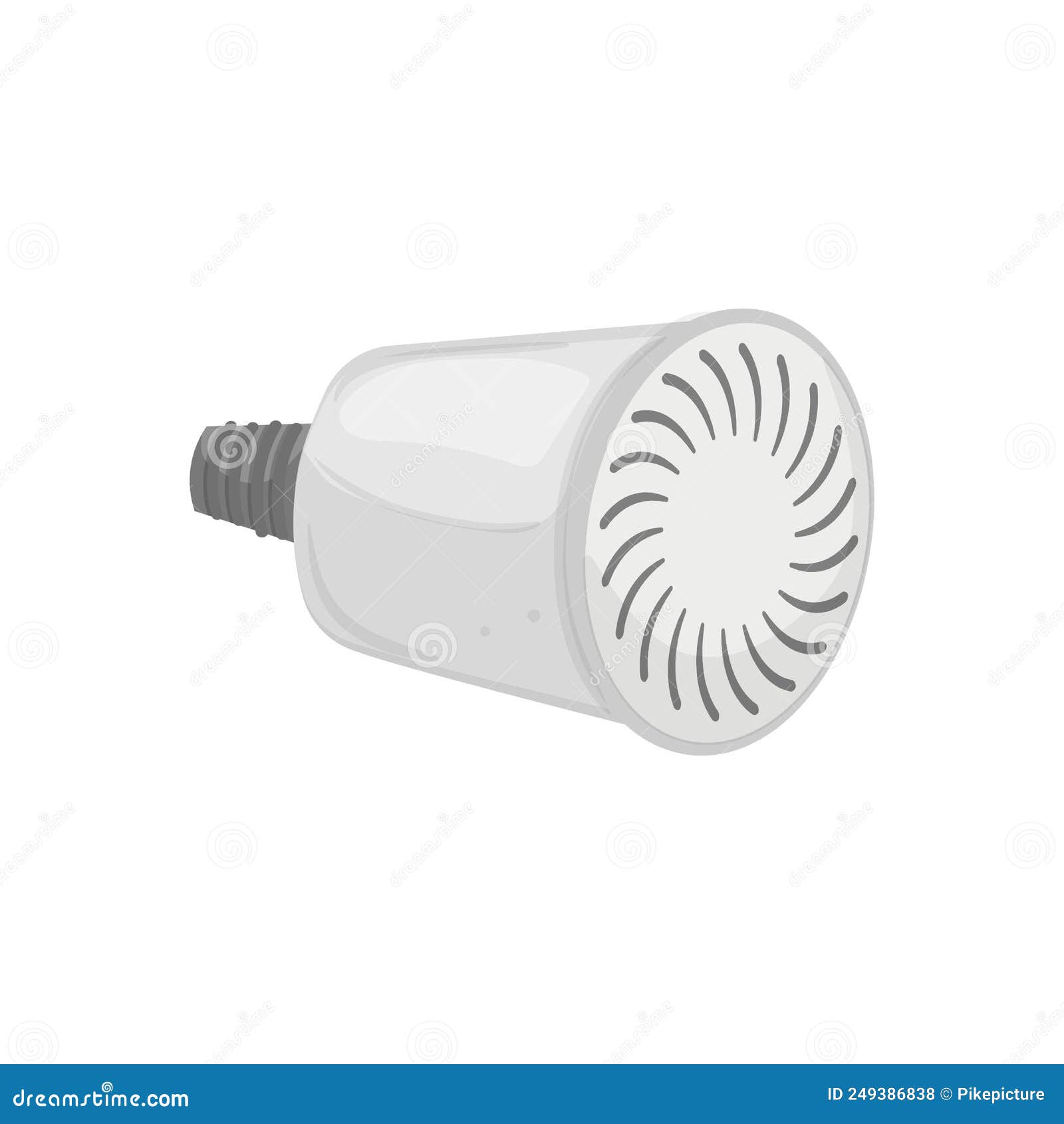 Creative Smart Light Bulb Cartoon Vector Illustration Stock Vector ...