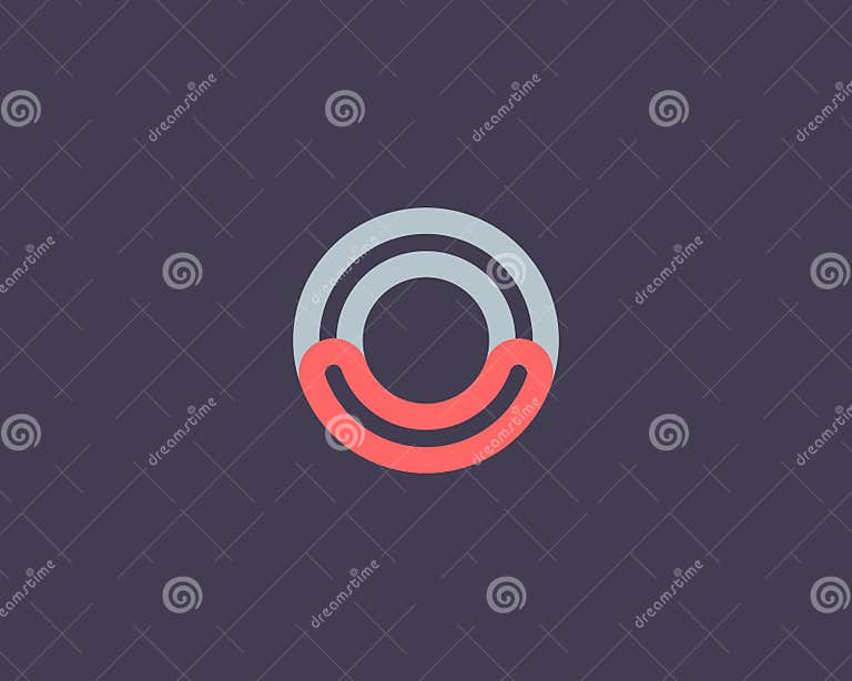 Creative Smile Logo. Universal Ring Circle Icon. Loop Infinity Sign ...