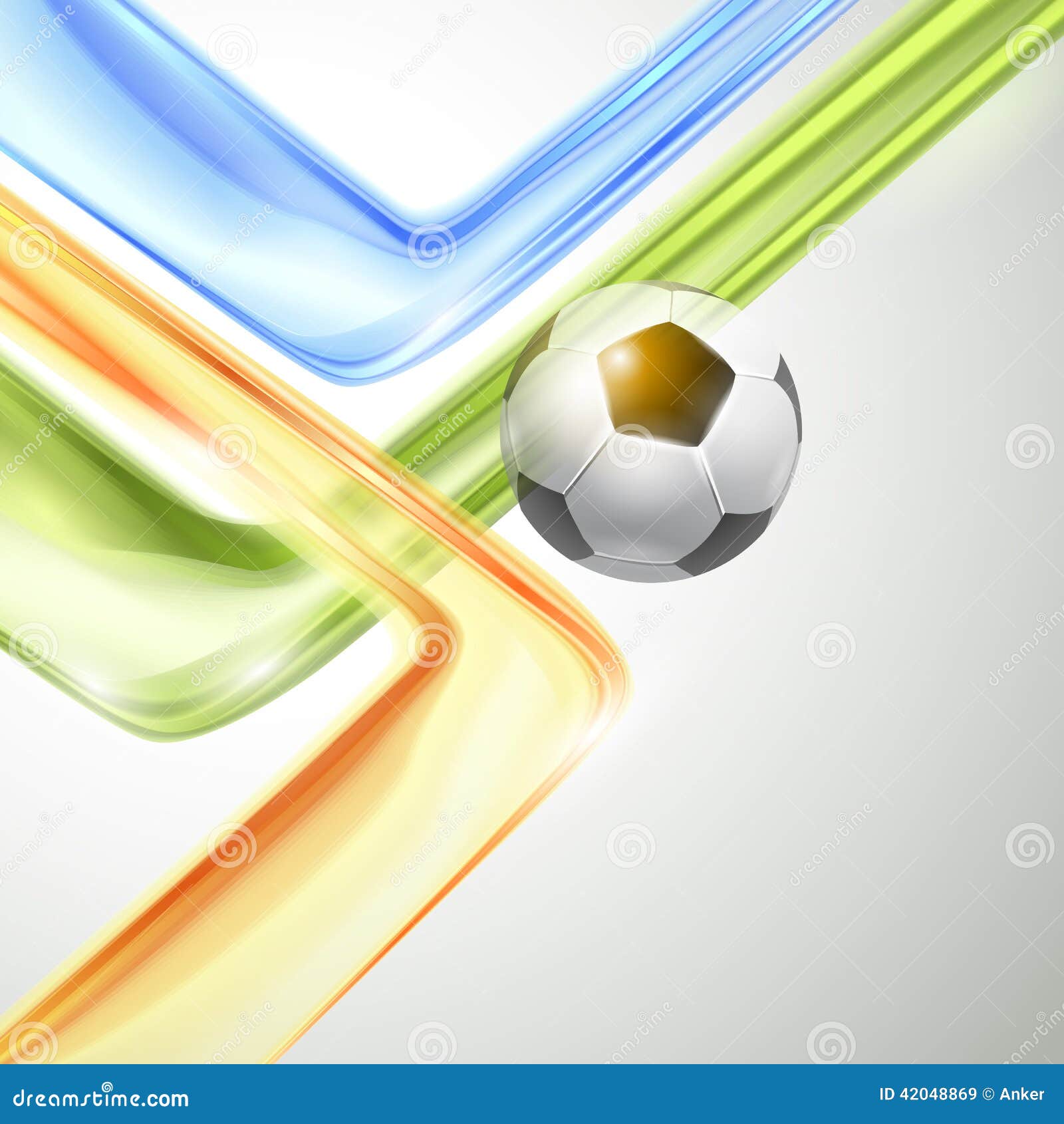 Creative Soccer Vector Design Stock Vector - Illustration of abstract ...