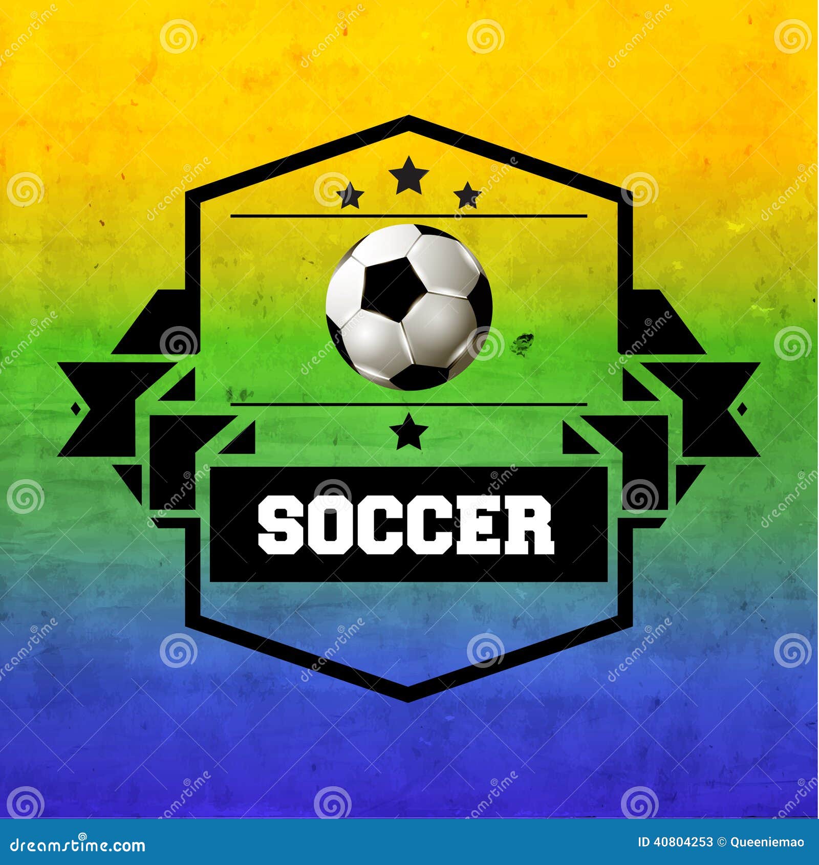 Creative Soccer Vector Design Stock Vector - Illustration of ...