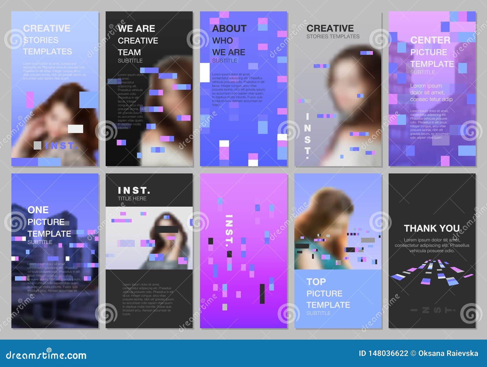 Creative Social Networks Stories Design, Vertical Banner or Flyer ...