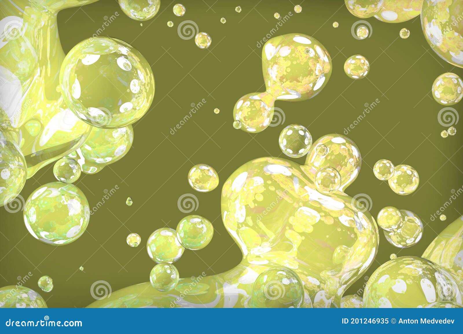 Creative Soft Focus Soap Glossy Slime of Liquid Abstract Gradient ...