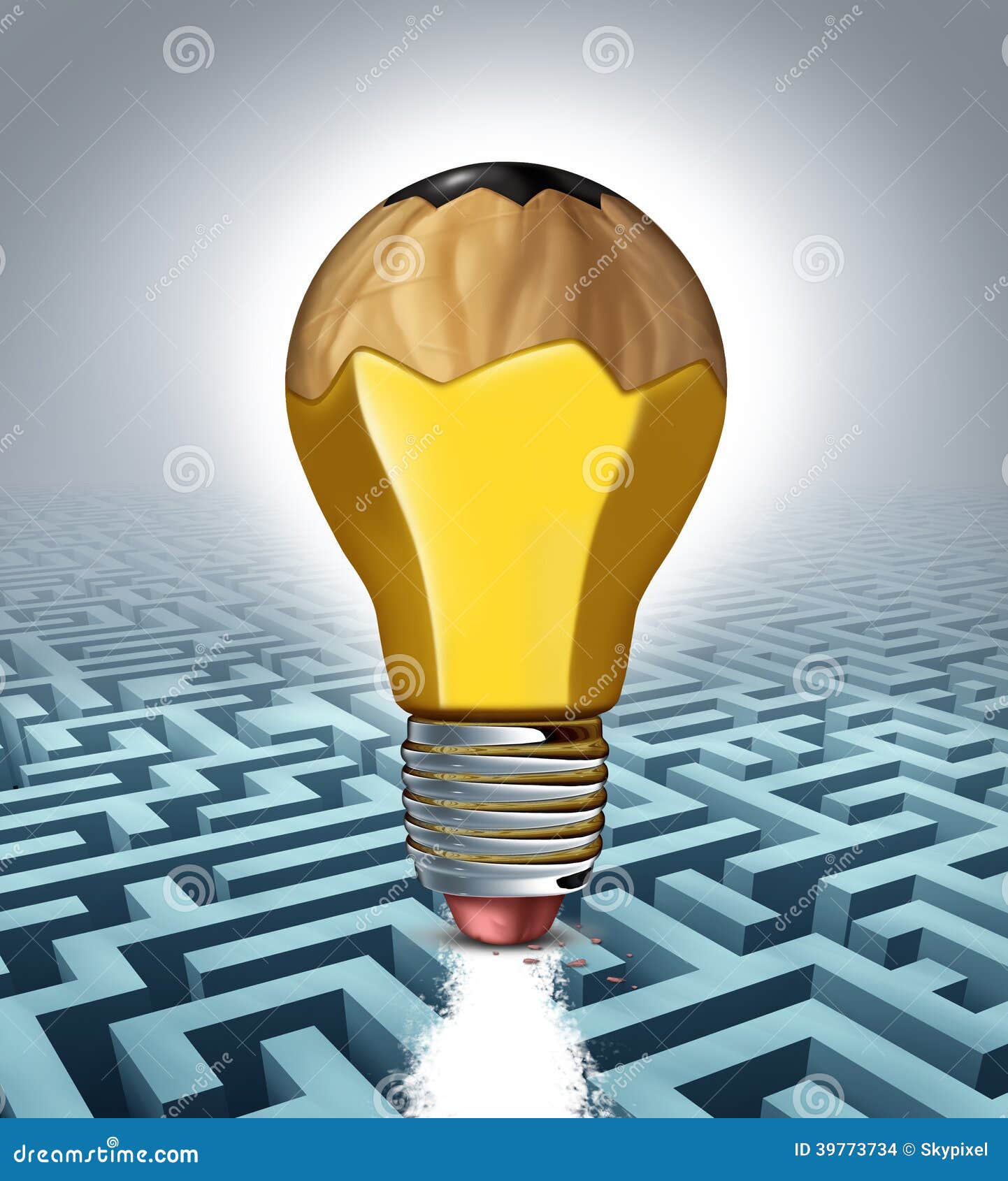 Creative Solution stock illustration. Illustration of creativity - 39773734