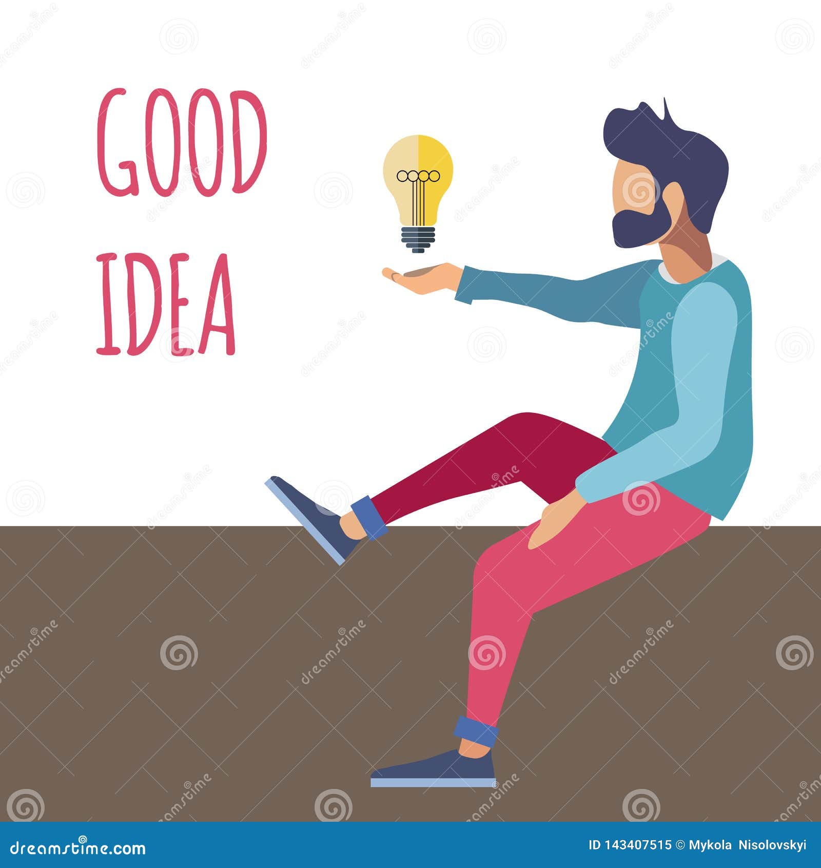 Creative Solution, Good Idea Vector Illustration Stock Vector ...