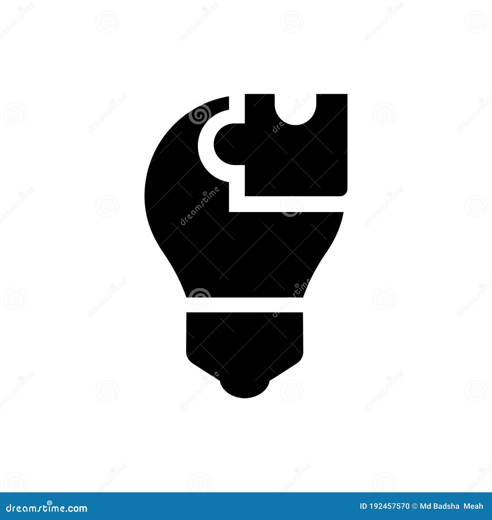 Creative solution Icon stock vector. Illustration of symbol - 192457570