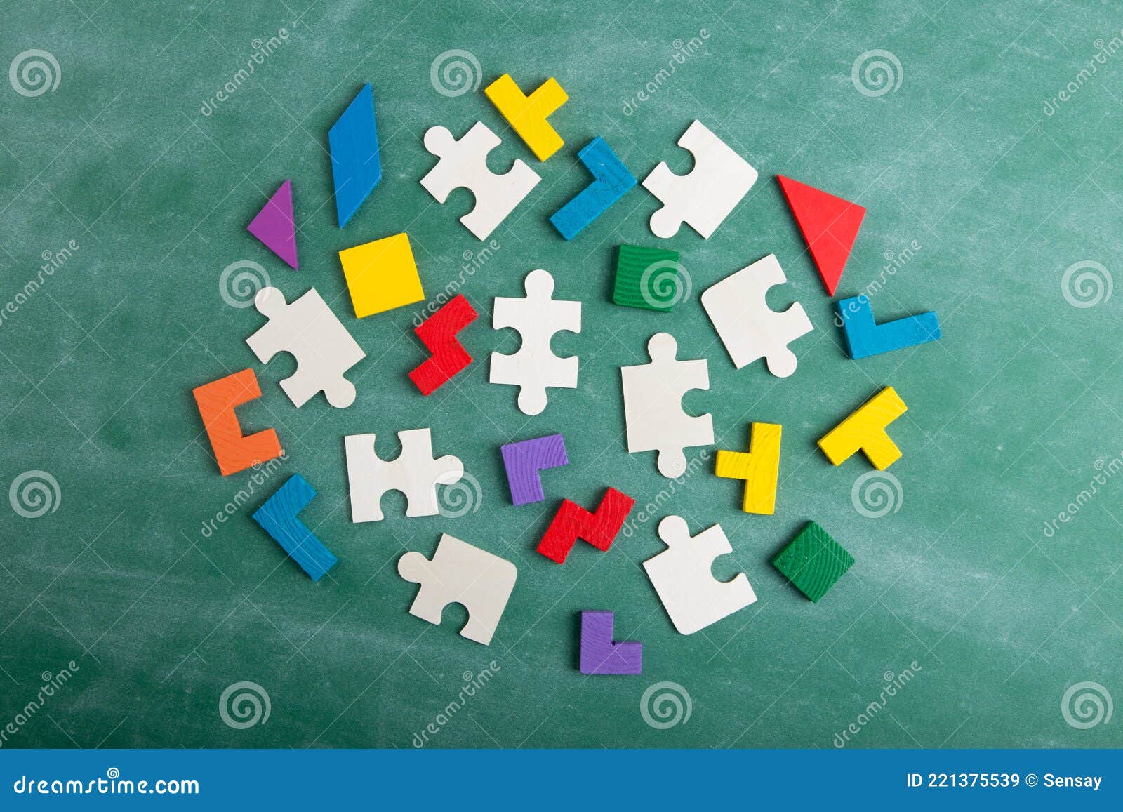 Creative Solution for Idea - Business Concept, Jigsaw Puzzle on the ...