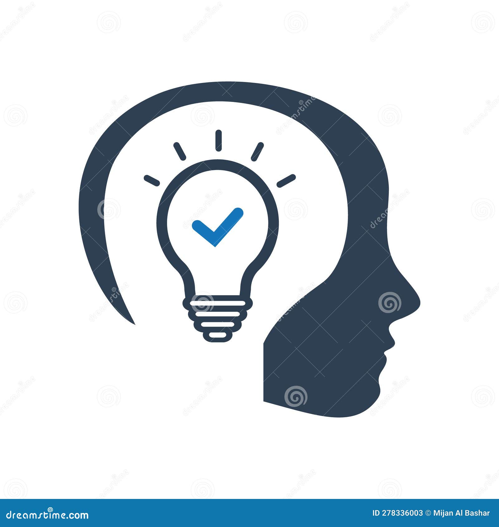 Creative Solution,innovation, and Positive Thinking Stock Vector ...