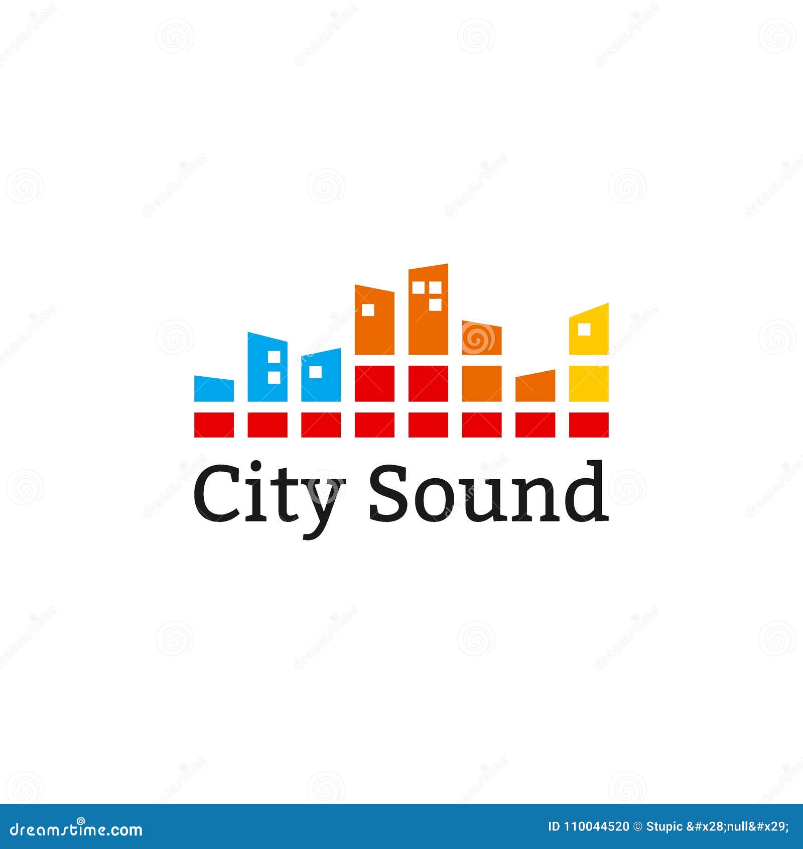 Creative Sound Logo Vector Art Logo Stock Illustration - Illustration ...