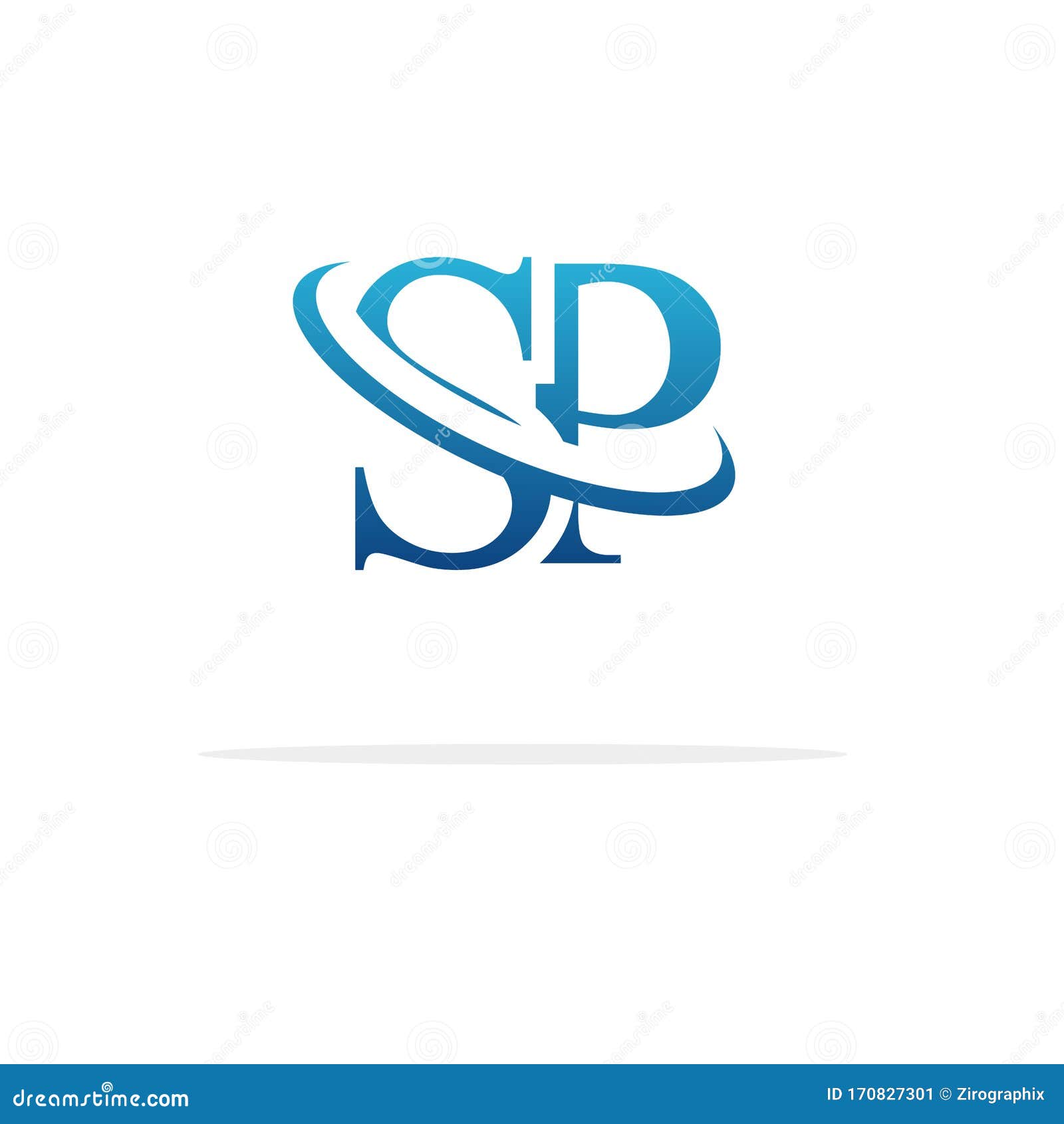 Creative SP Logo Icon Design Stock Vector - Illustration of icon, clean ...