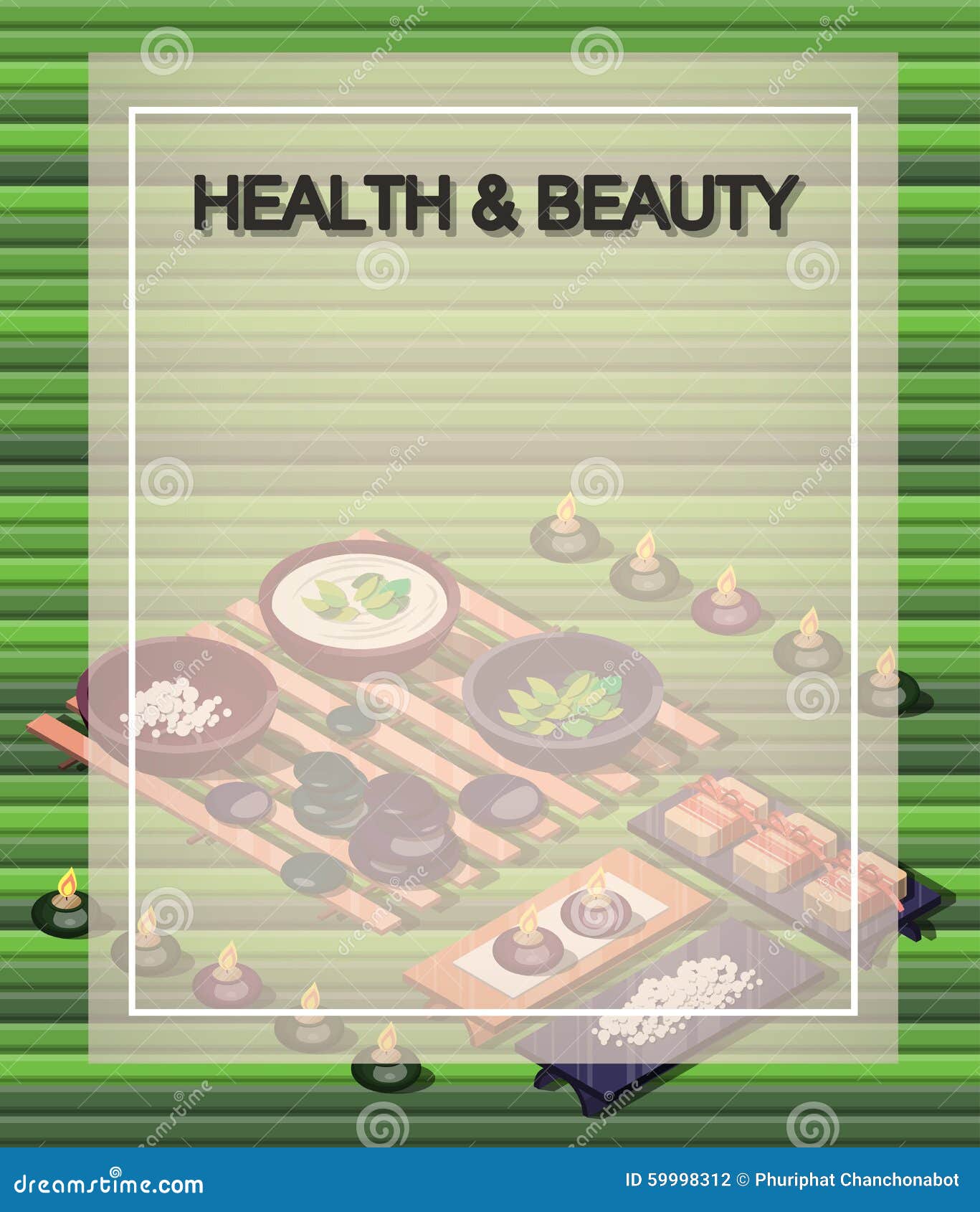 Creative Spa Poster Template Brochure Vector Paper Design Template ...