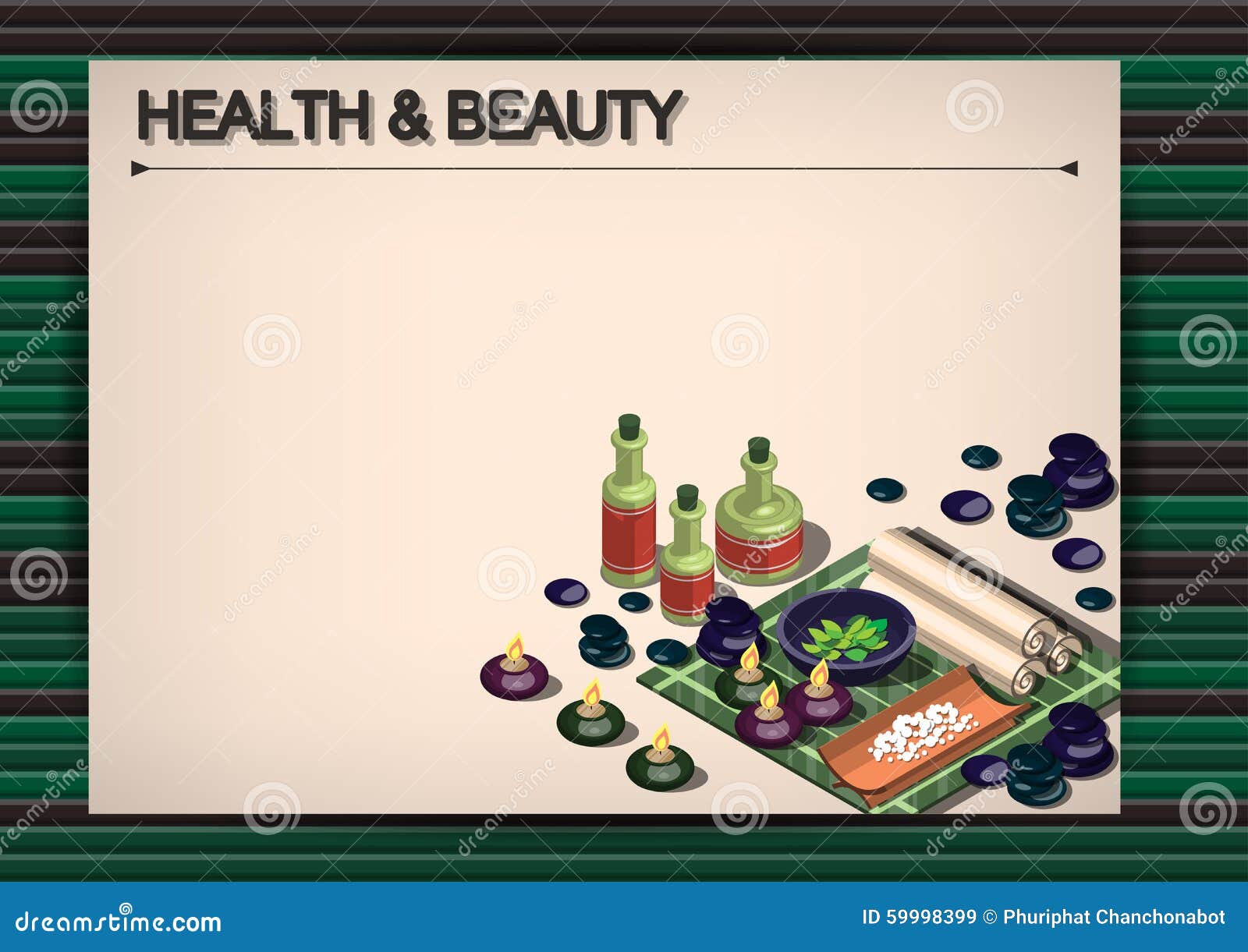 Creative Spa Poster Template Brochure Vector Paper Design Template ...