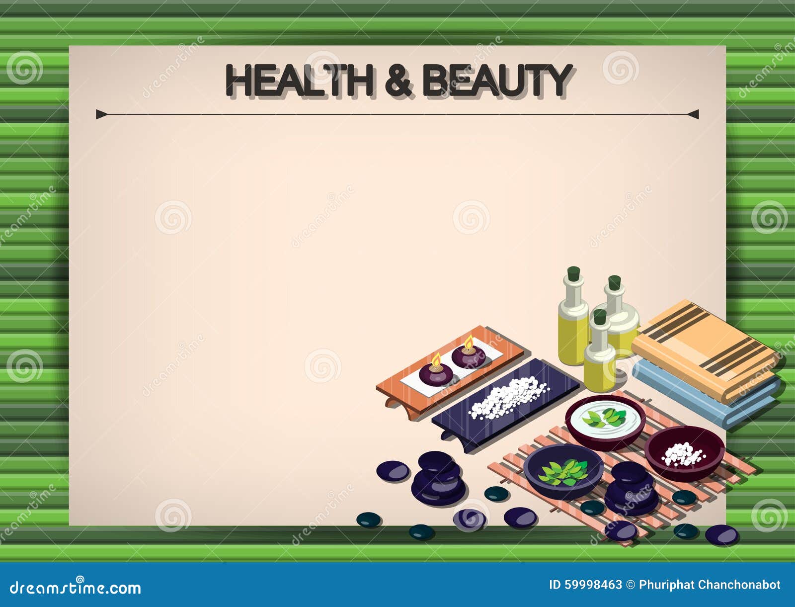 Creative Spa Poster Template Brochure Vector Paper Design Template ...