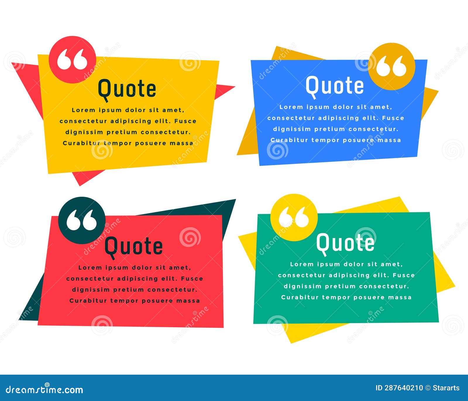 Creative Speech Bubble Sign Template for Web Message or Dialog Stock ...