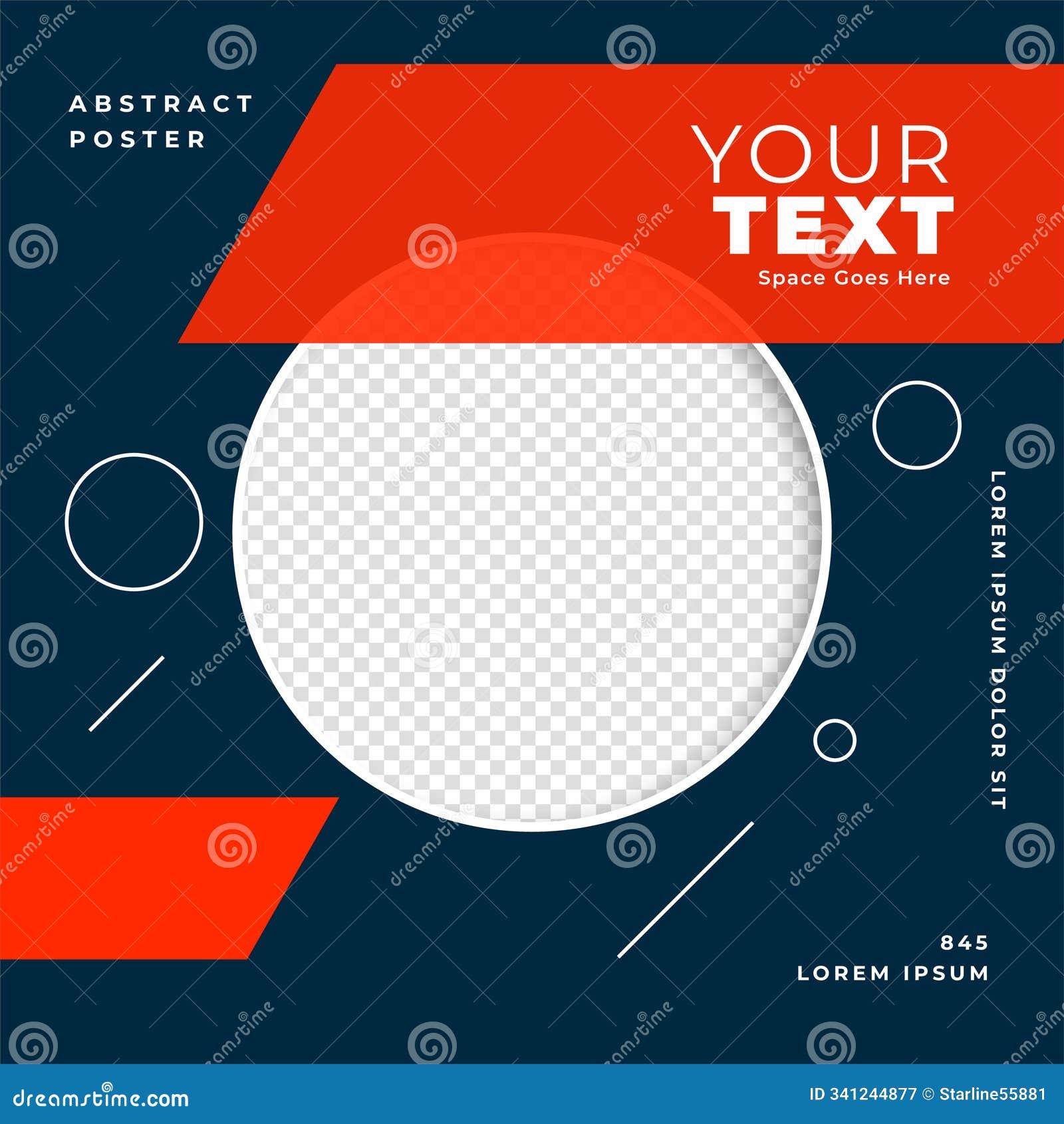 Creative and Sporty Business Promo Frame Template for Web Ads Stock ...