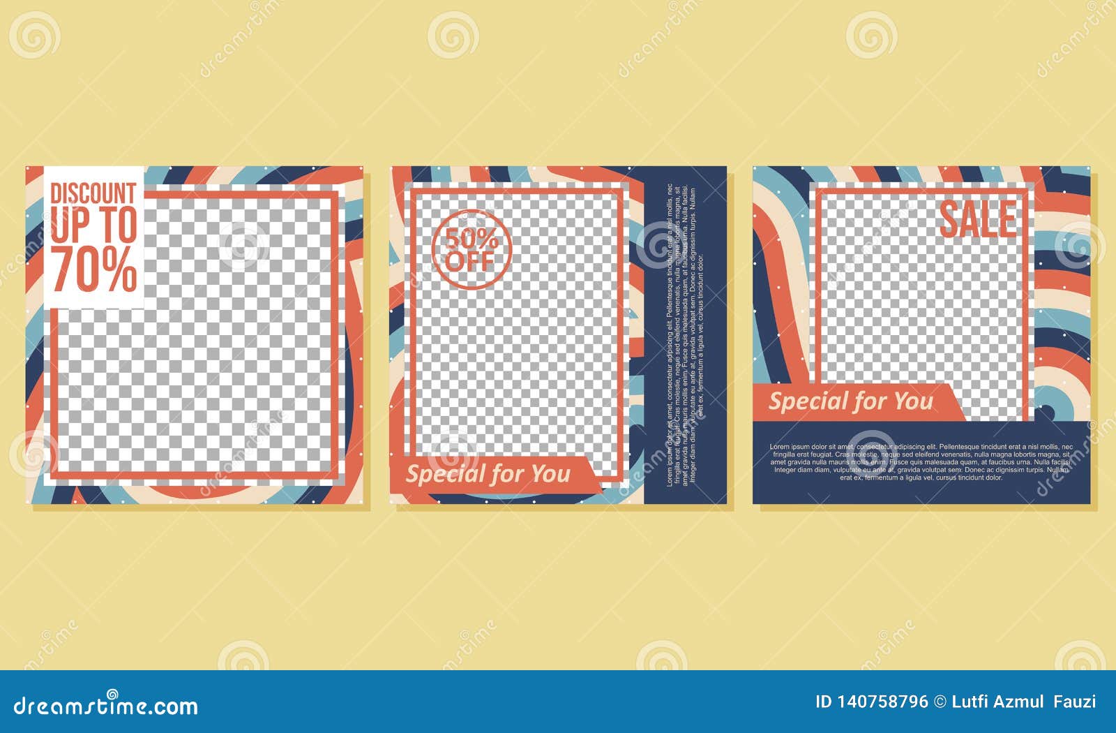 Creative Square Banner for Your Marketing - Vector Stock Vector ...