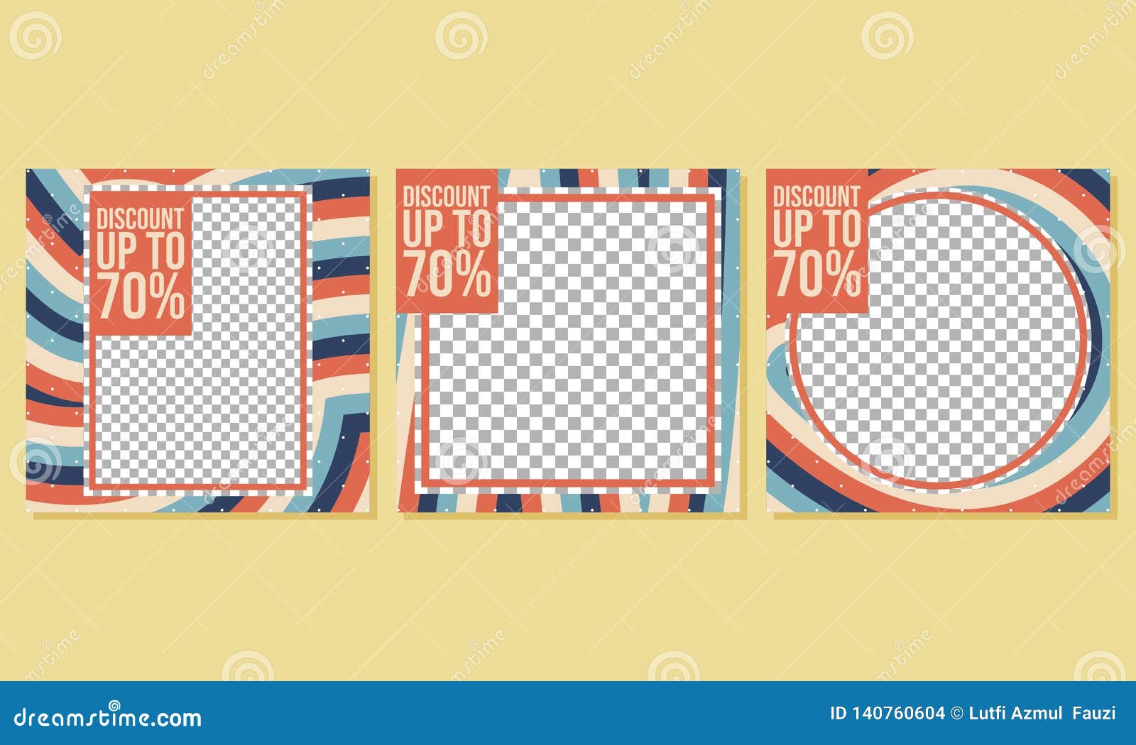 Creative Square Banner for Your Marketing - Vector Stock Vector ...