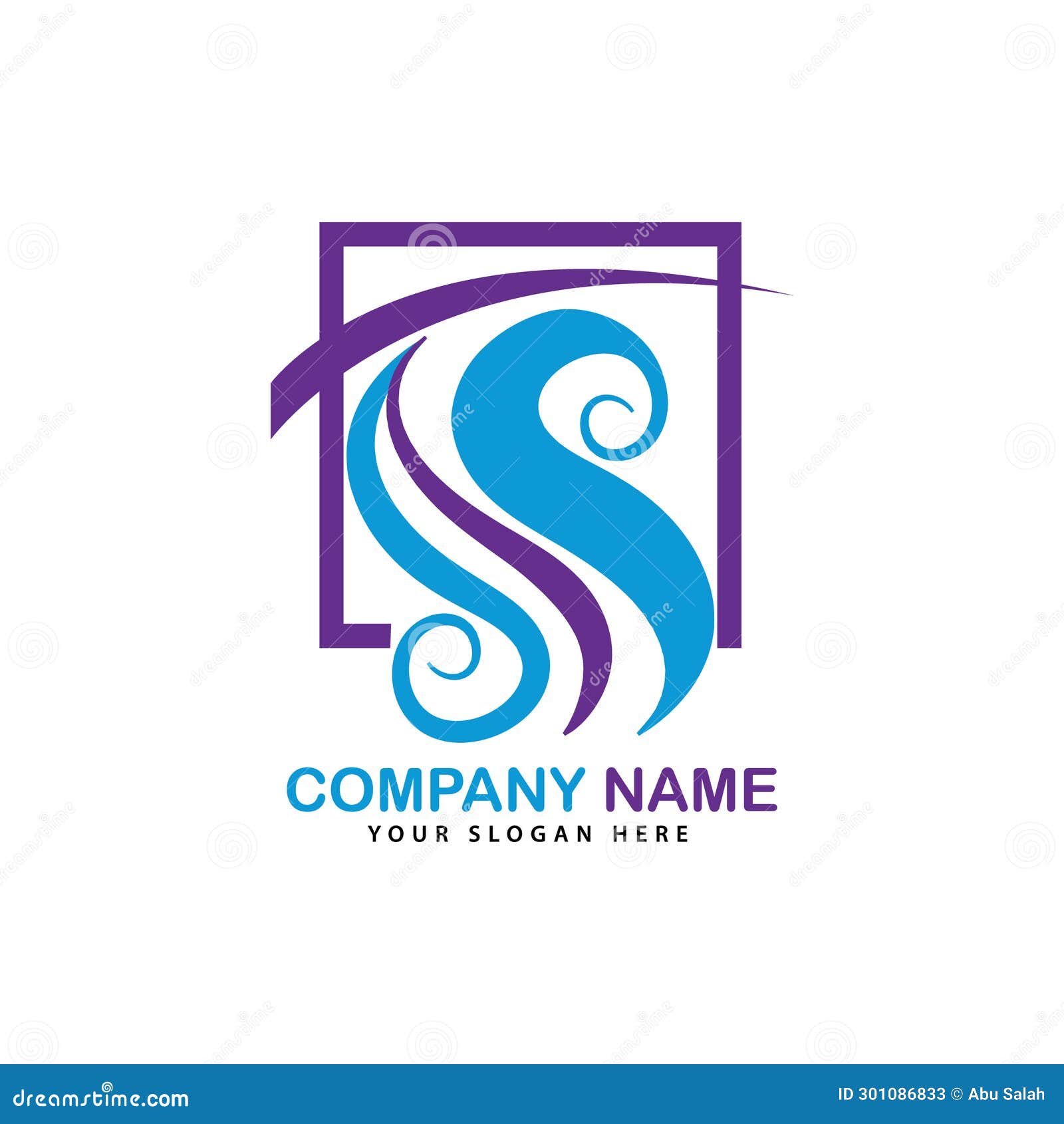 Creative SS Logo Vector Design Stock Illustration - Illustration of ...