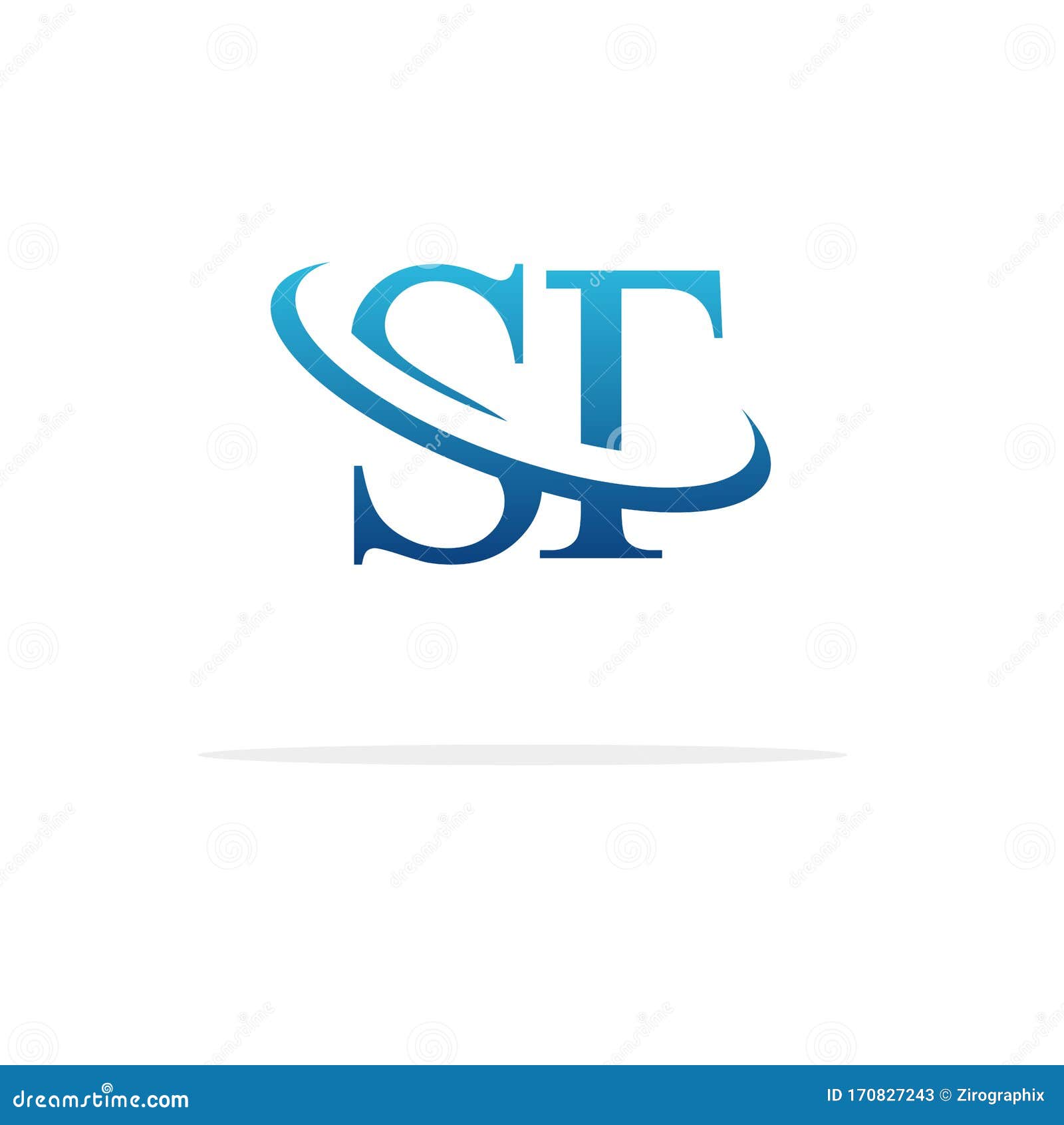 Creative ST Logo Icon Design Stock Vector - Illustration of sign ...