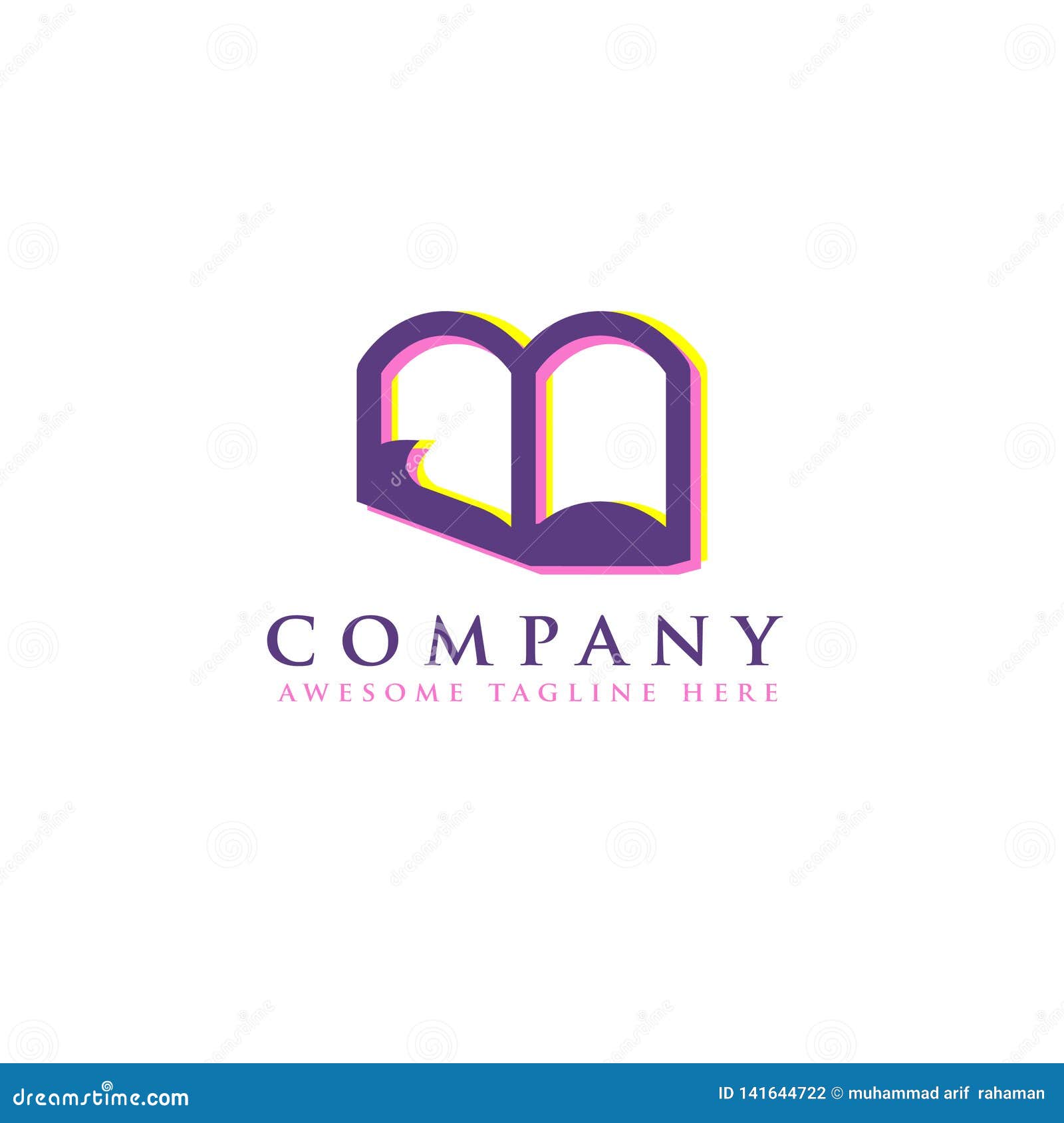 Books Logo, Publishing Logo Vector Illustration | CartoonDealer.com ...