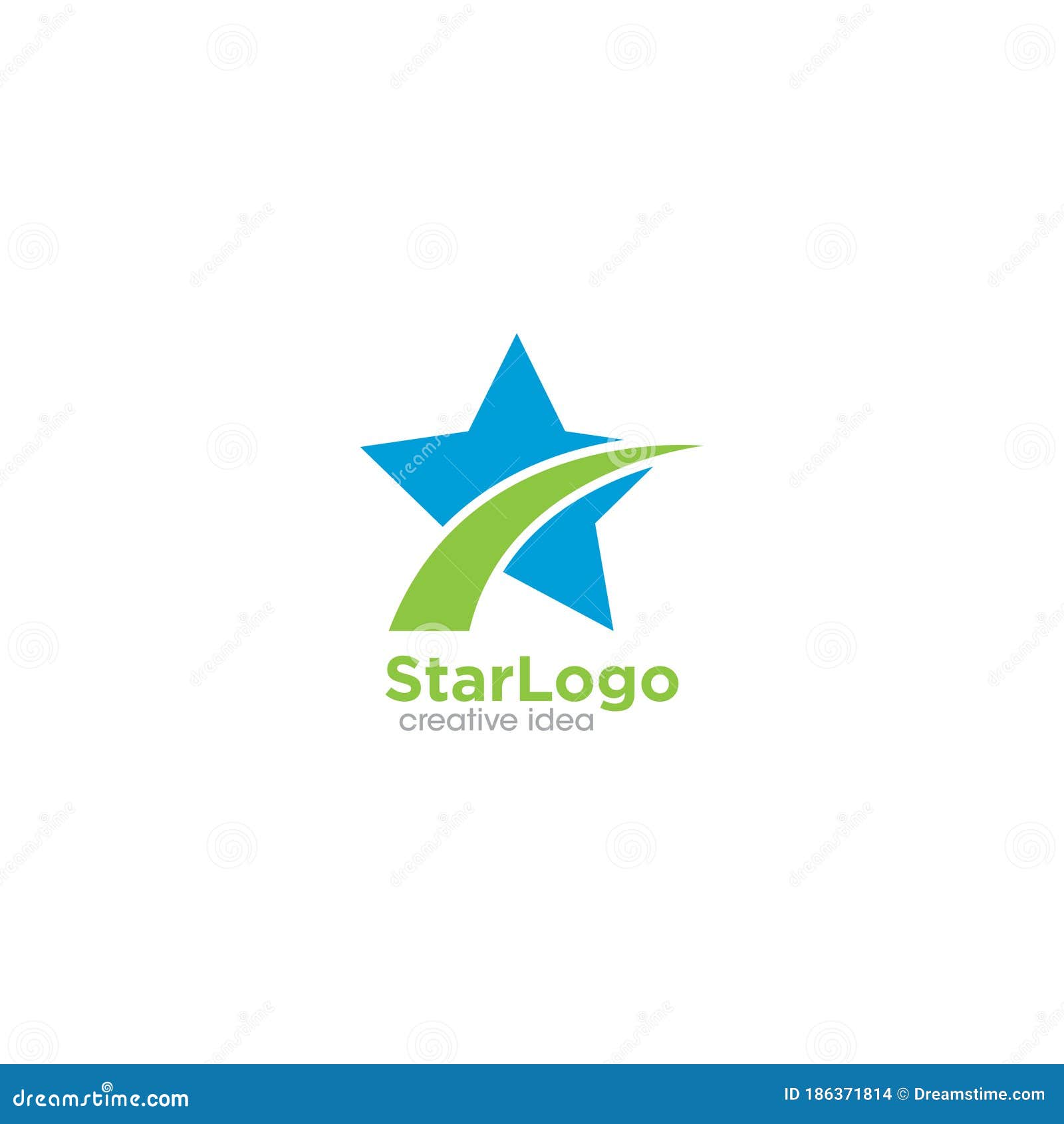 Creative Star Concept Logo Design Template Stock Vector - Illustration ...