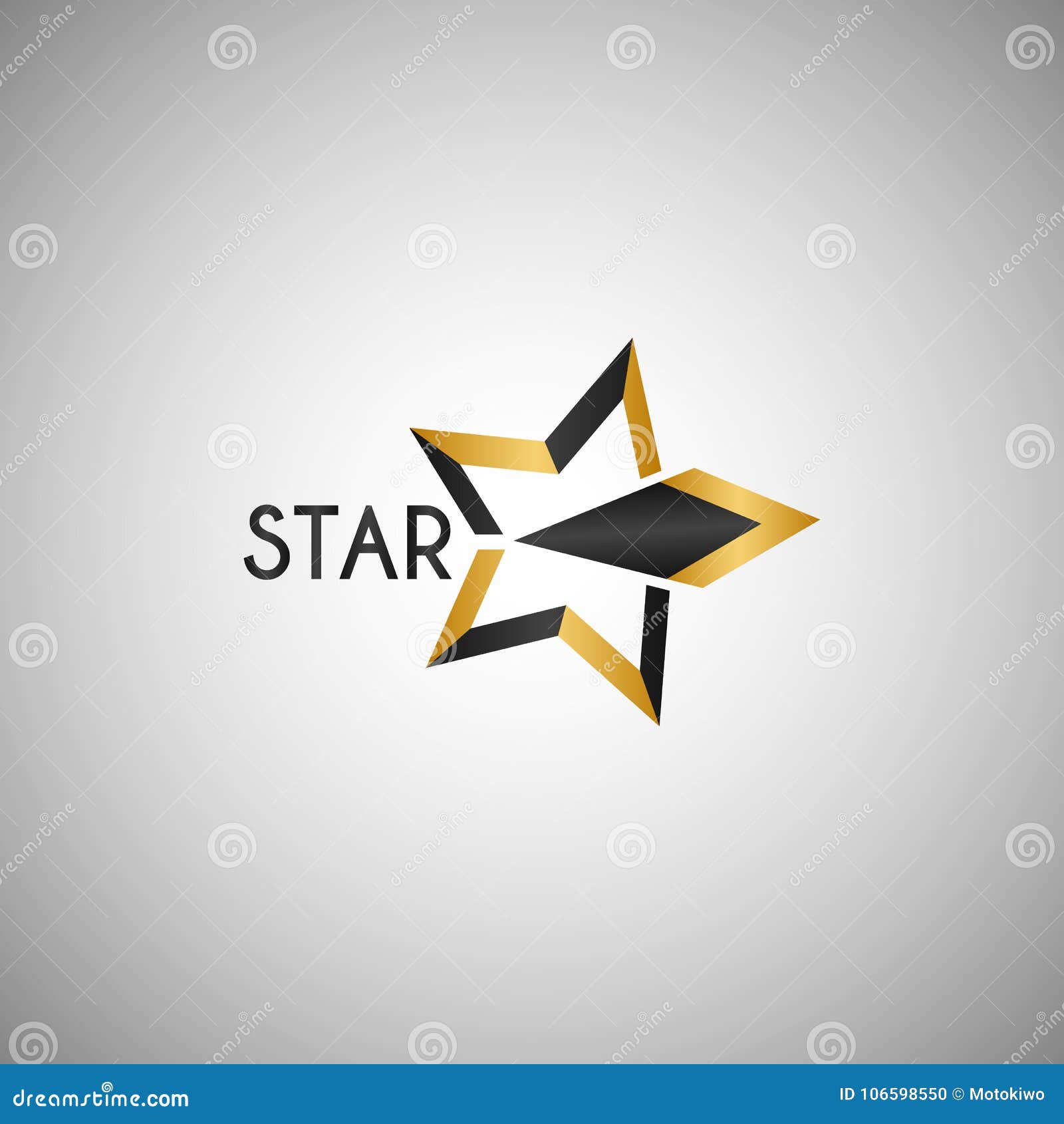 Creative Star Logo Design Idea. Stock Vector - Illustration of elegant ...
