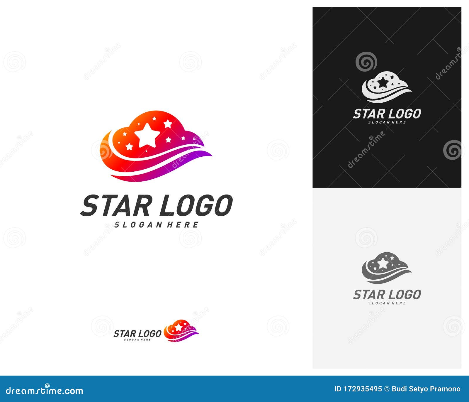 Creative Star Logo Design Vector. Simple Star Logo Template Stock ...
