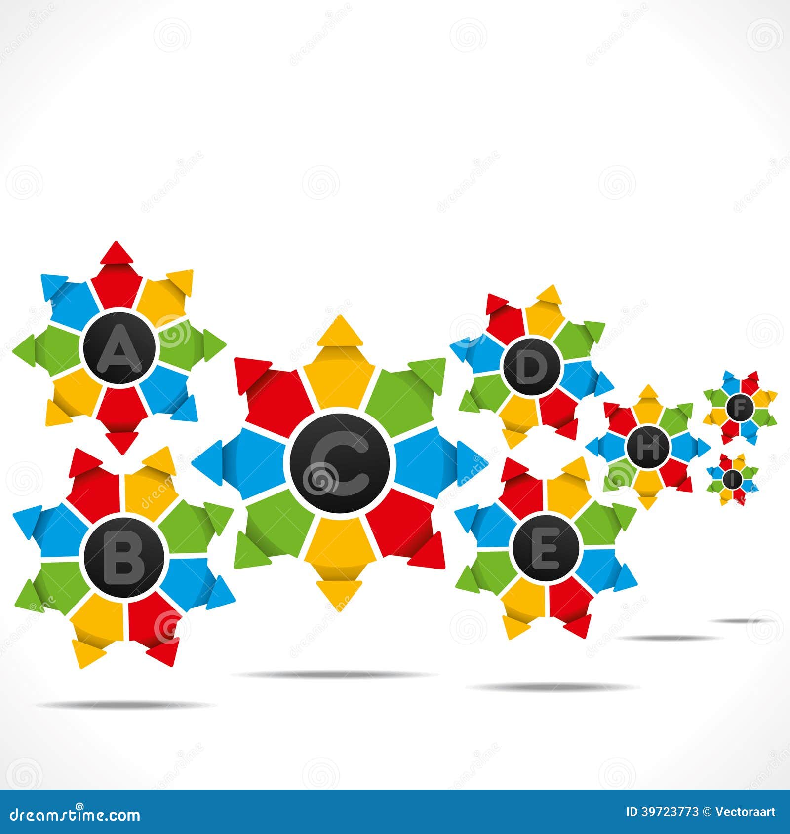 Creative Star Shape Design Background Stock Vector - Illustration of ...