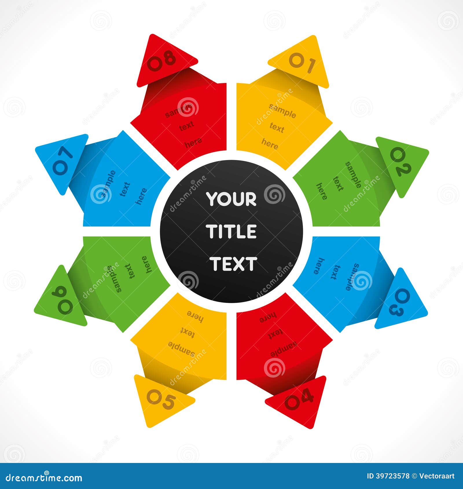 Creative Star Shape Info-graphics Design Stock Vector - Illustration of ...