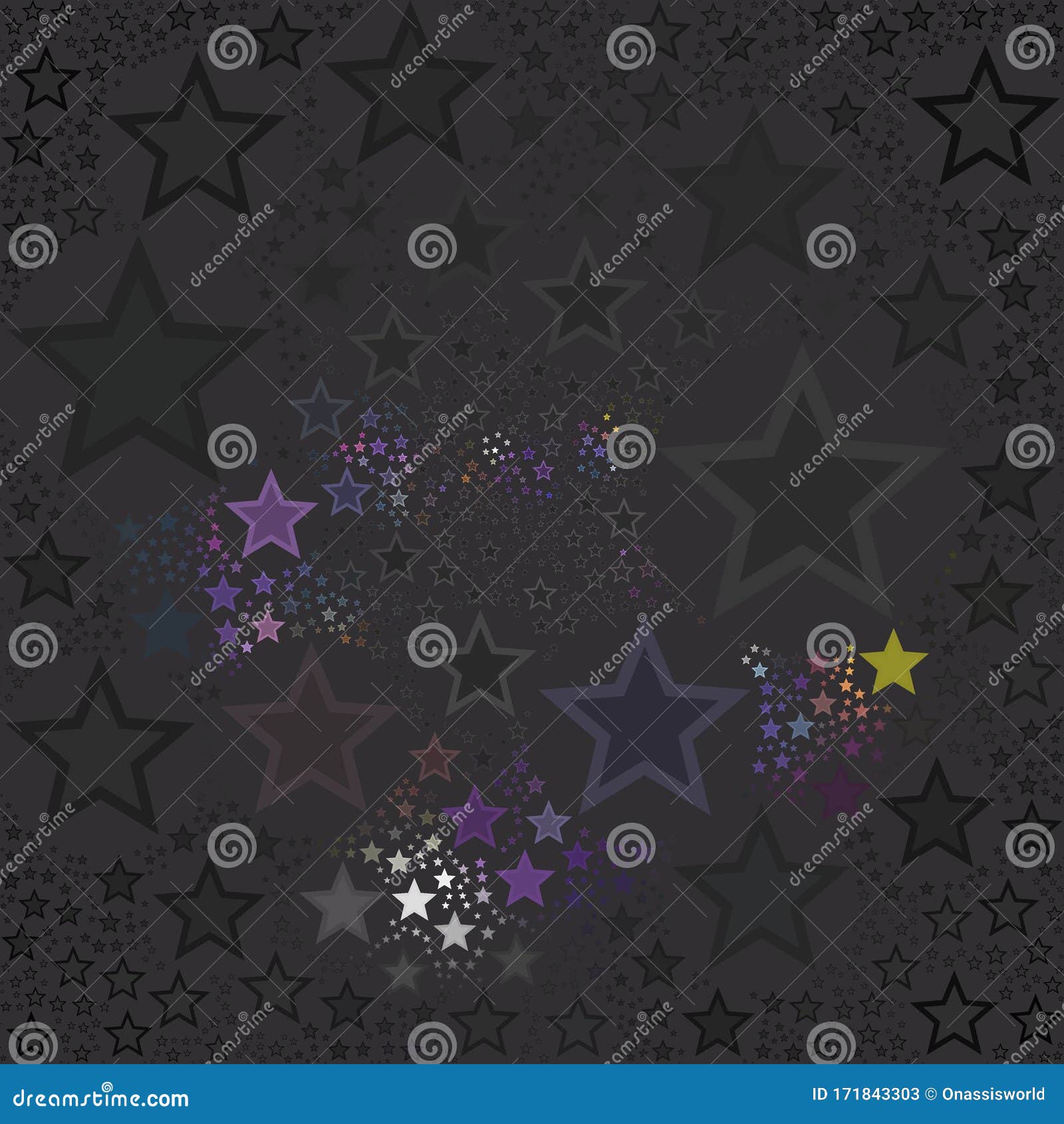 Creative Stars Abstract Art Background Stock Image - Image of abstract ...