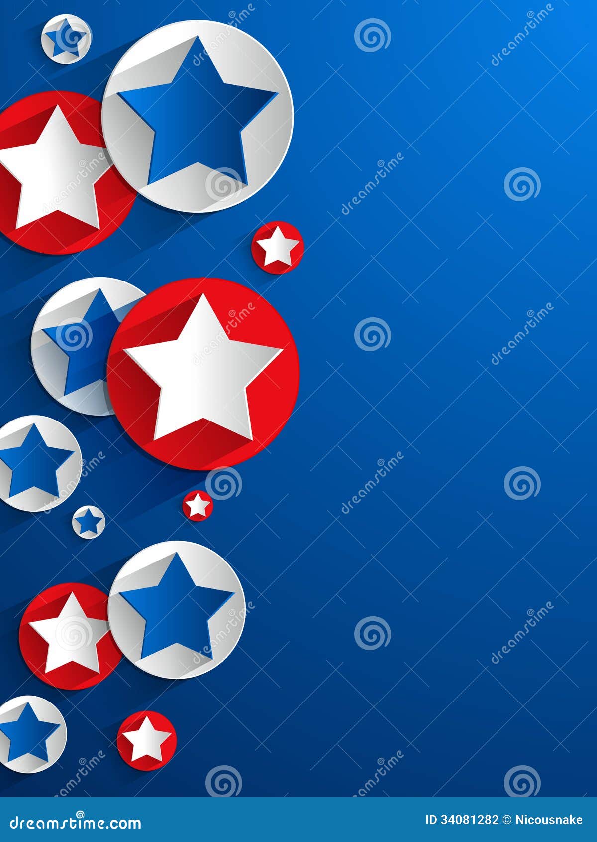 Creative Stars background stock vector. Illustration of abstraction ...