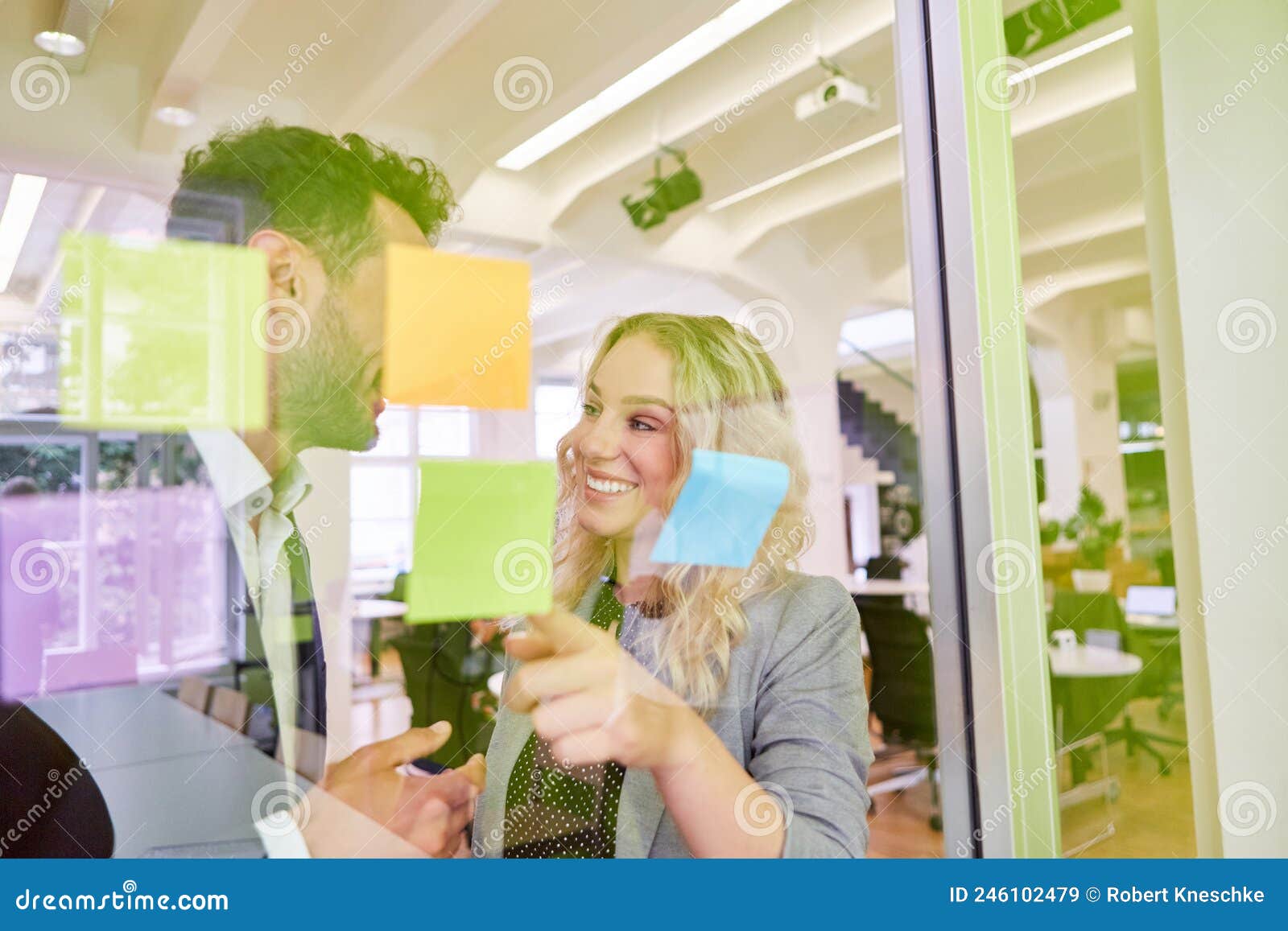 Creative Start-up Business Team Discusses Ideas Stock Image - Image of ...