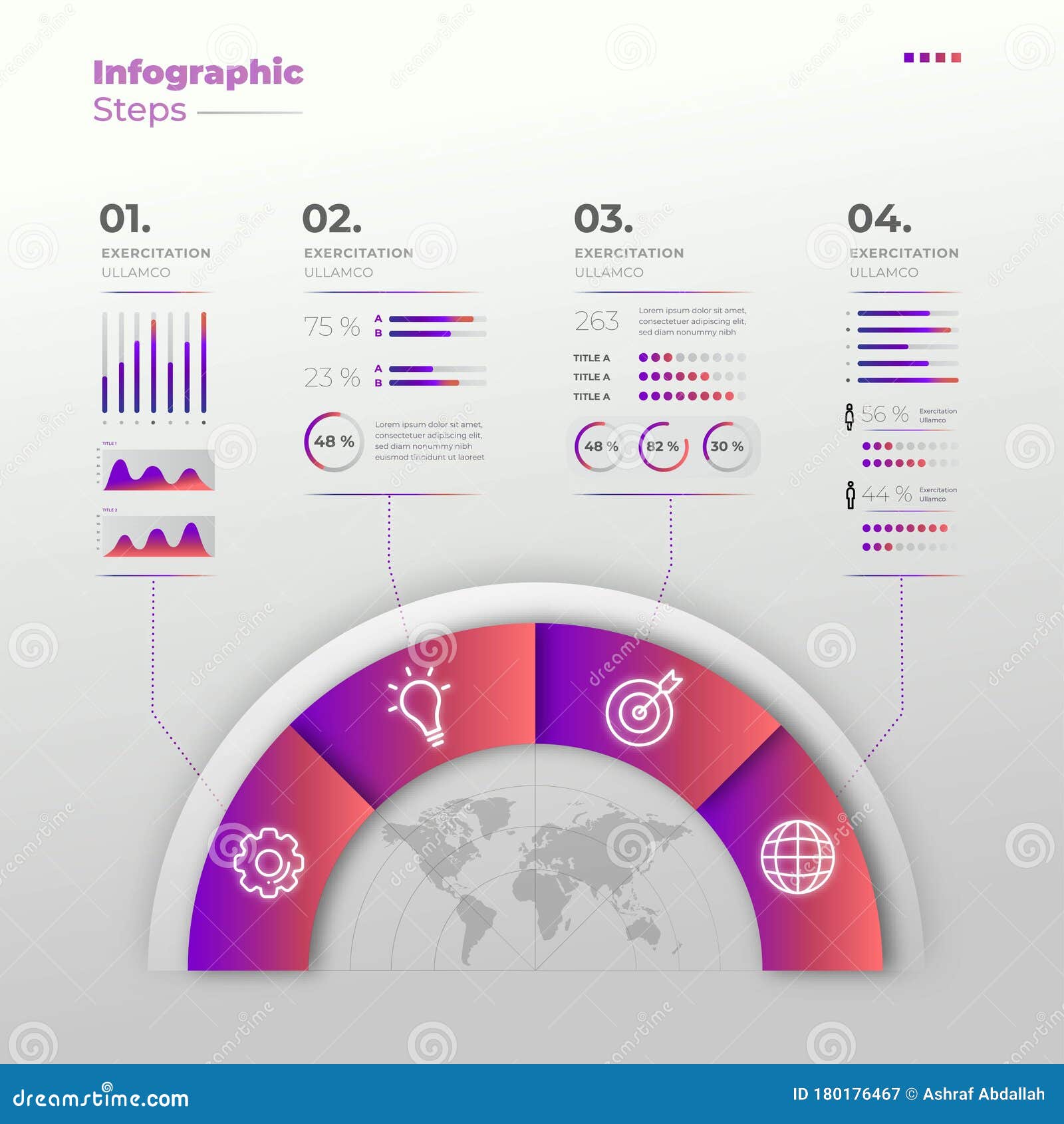 Creative Steps Collection Colorful Business Infographic Template, Can ...