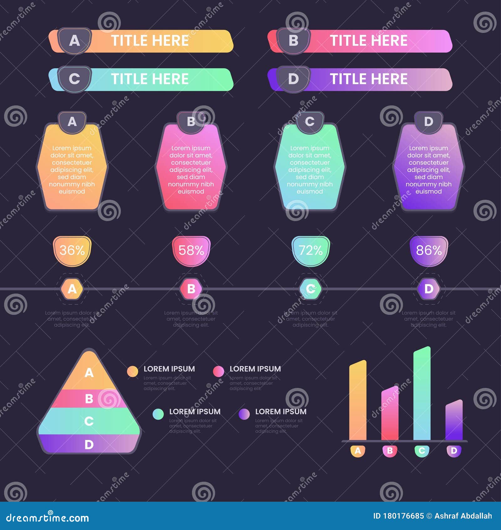Creative Steps Collection Colorful Business Infographic Template, Can ...