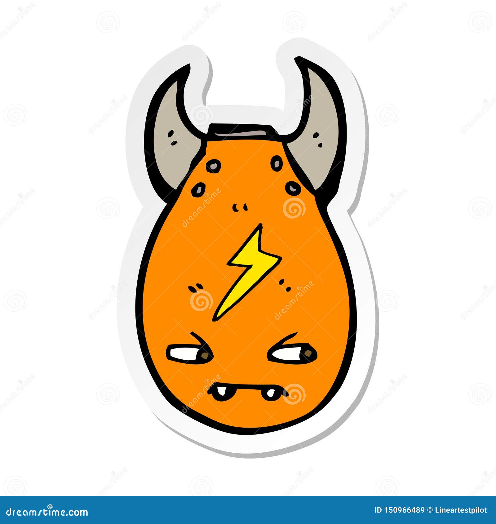 A Creative Sticker of a Cartoon Bomb Stock Vector - Illustration of ...