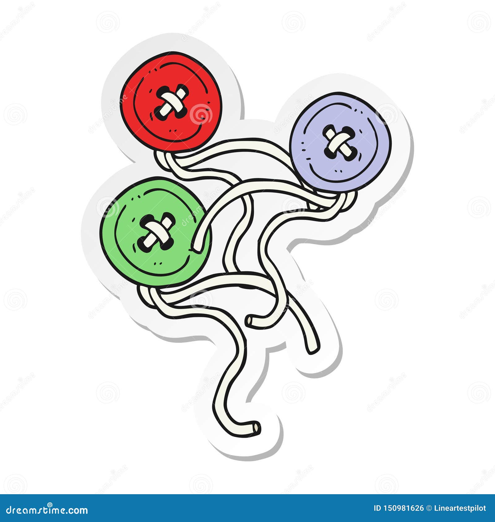 Set Of Cartoon Buttons For Casual Games. Graphic User Interface, Vector ...